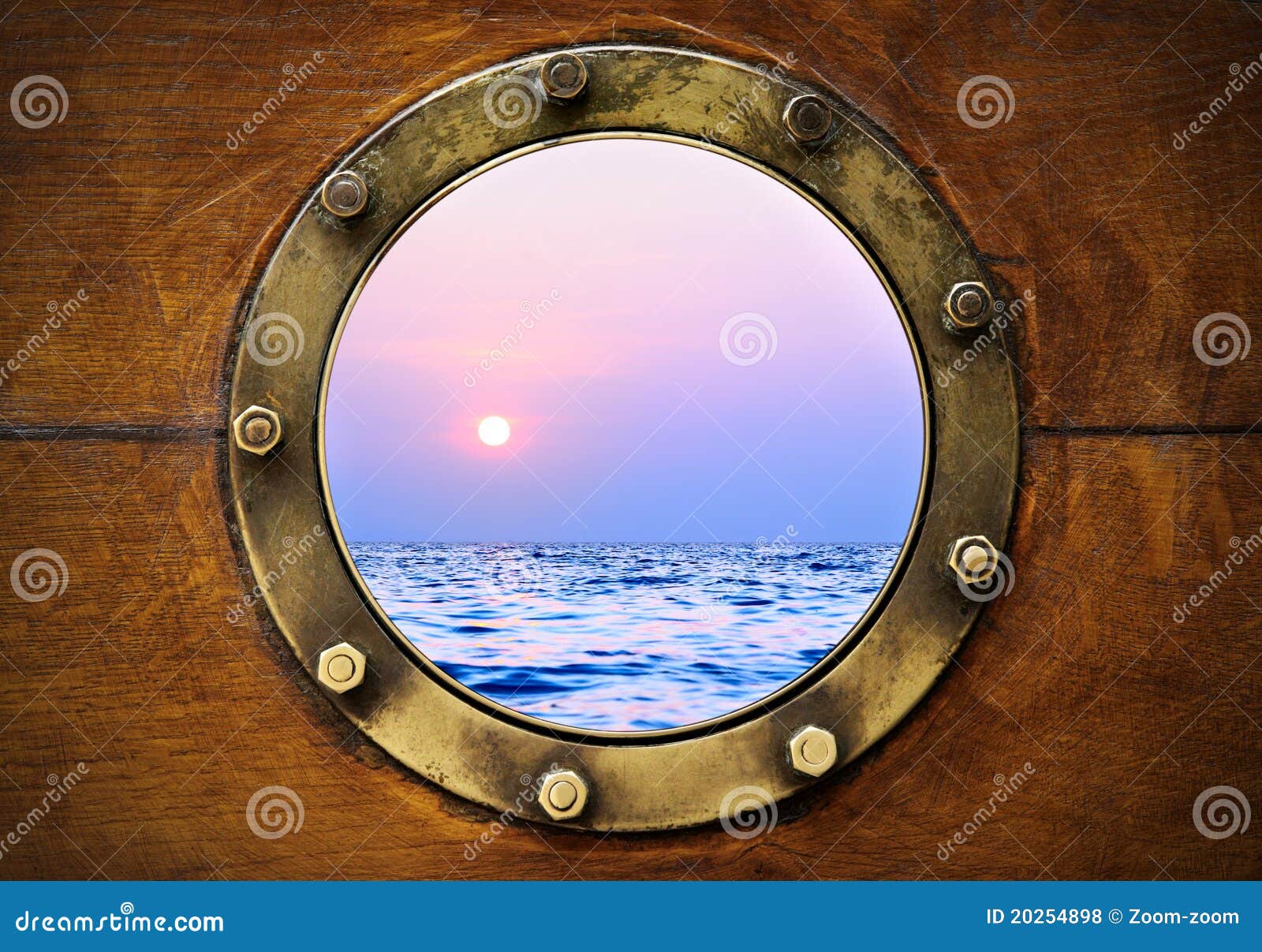 De Patrijspoort Van De Boot Stock Foto - Image of zeilboot, achtergrond ...