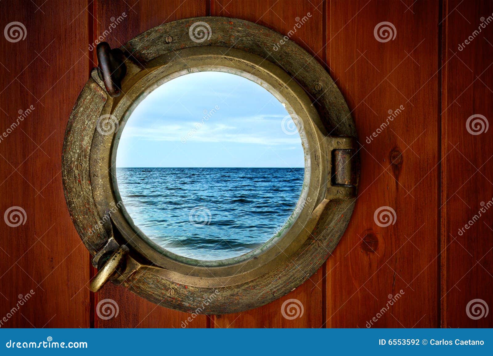 De Patrijspoort Van Het Messing Stock Foto - Image of achtergrond ...