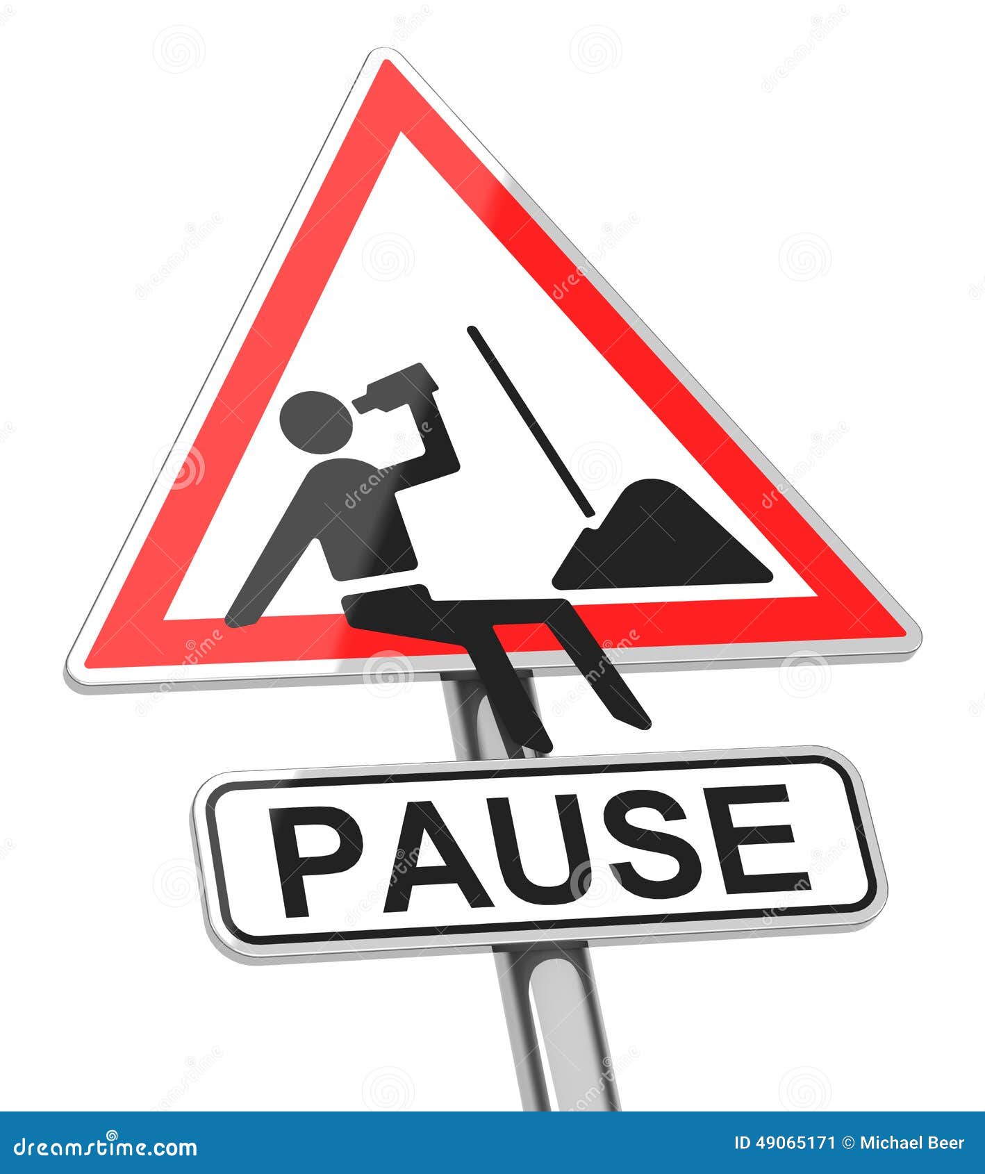 De pauze stock illustratie. Illustration of persoon, pauze - 49065171