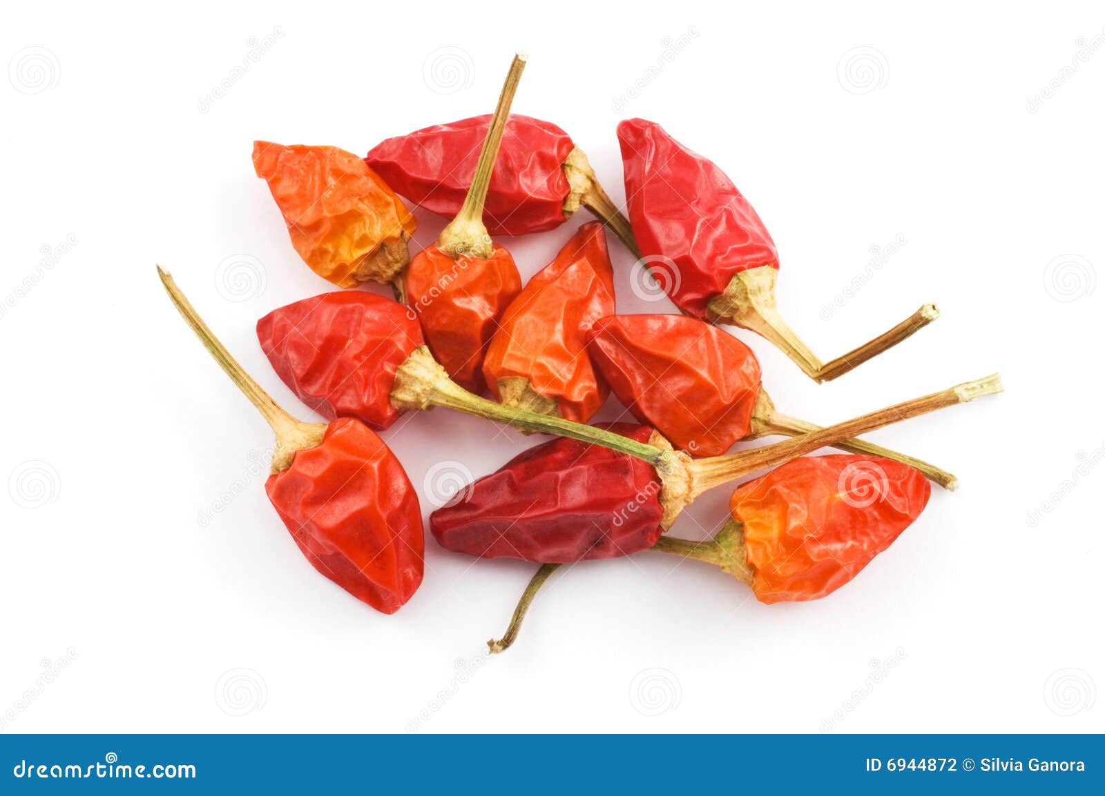 De Peper Van De Spaanse Peper Stock Foto - Image of voedsel, droog: 6944872