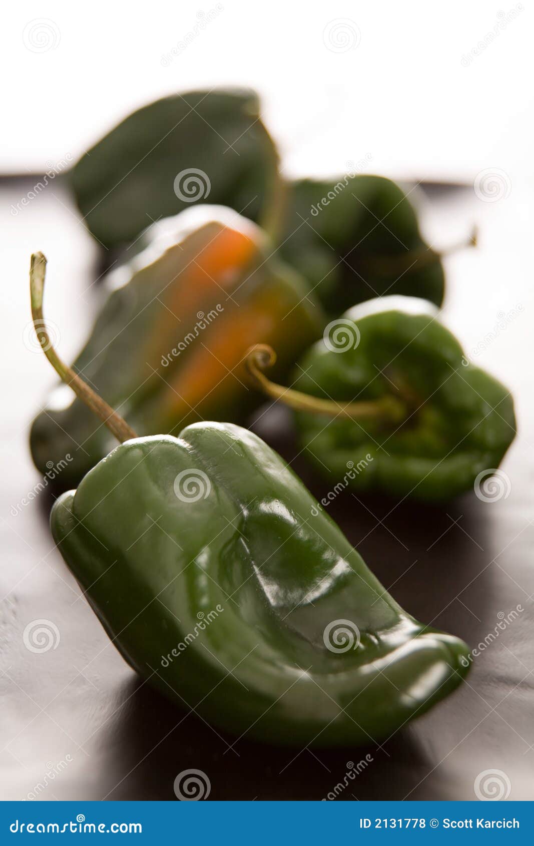 De peper van Poblano stock foto. Image of raad, voedsel - 2131778