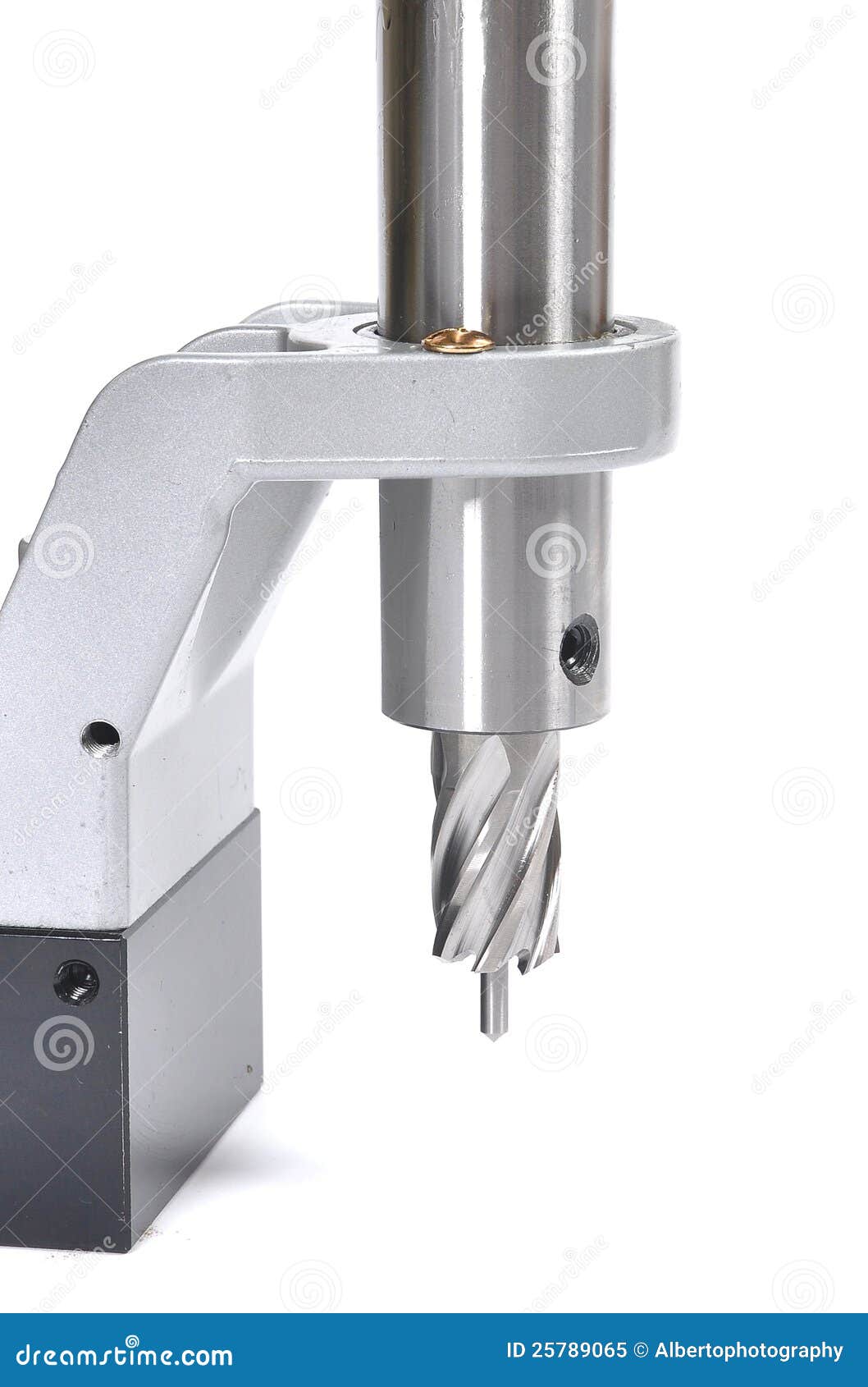 De pers van de boor stock afbeelding. Image of lijst - 25789065