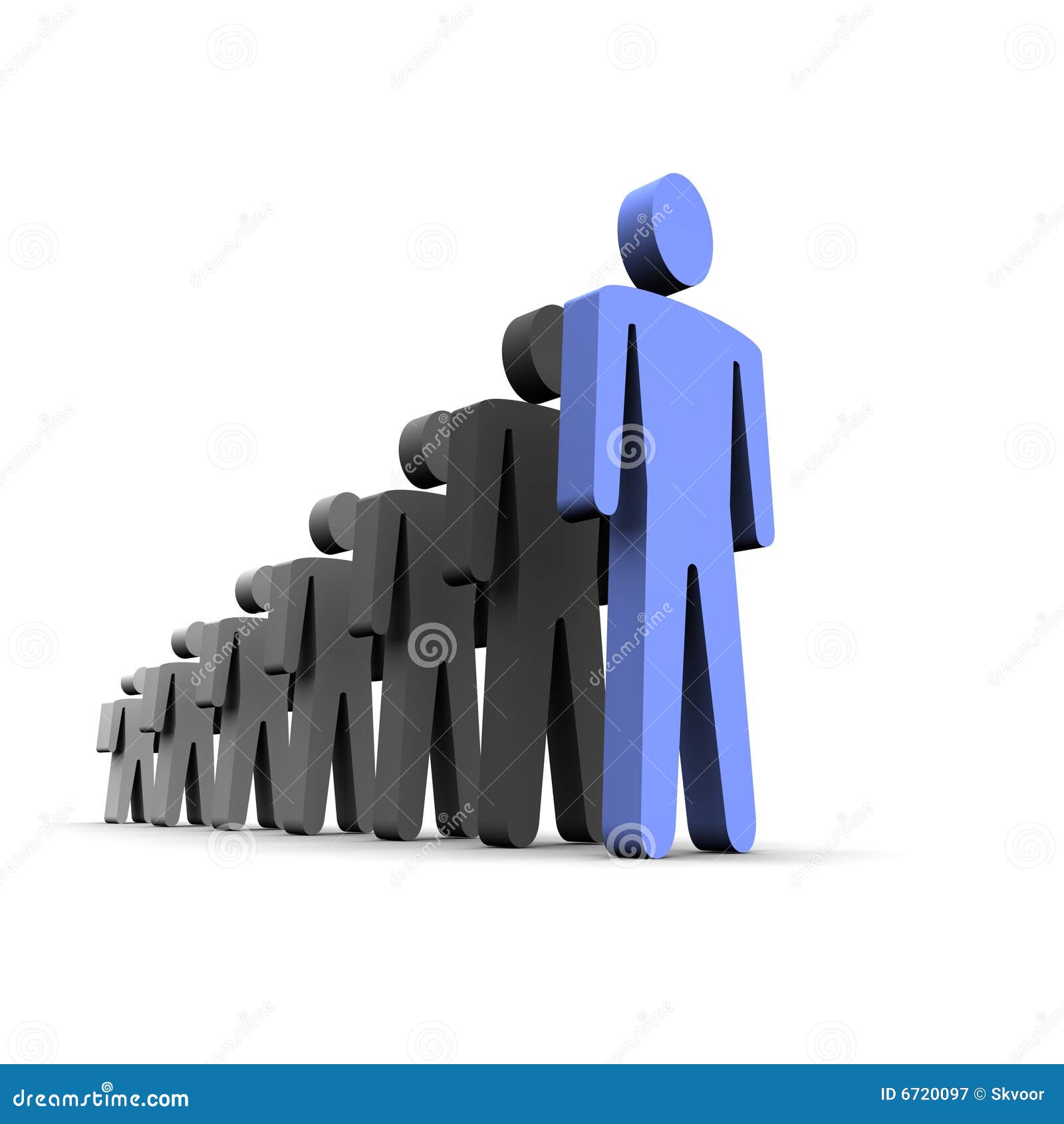 De persoonlijke groei stock illustratie. Illustration of groep - 6720097