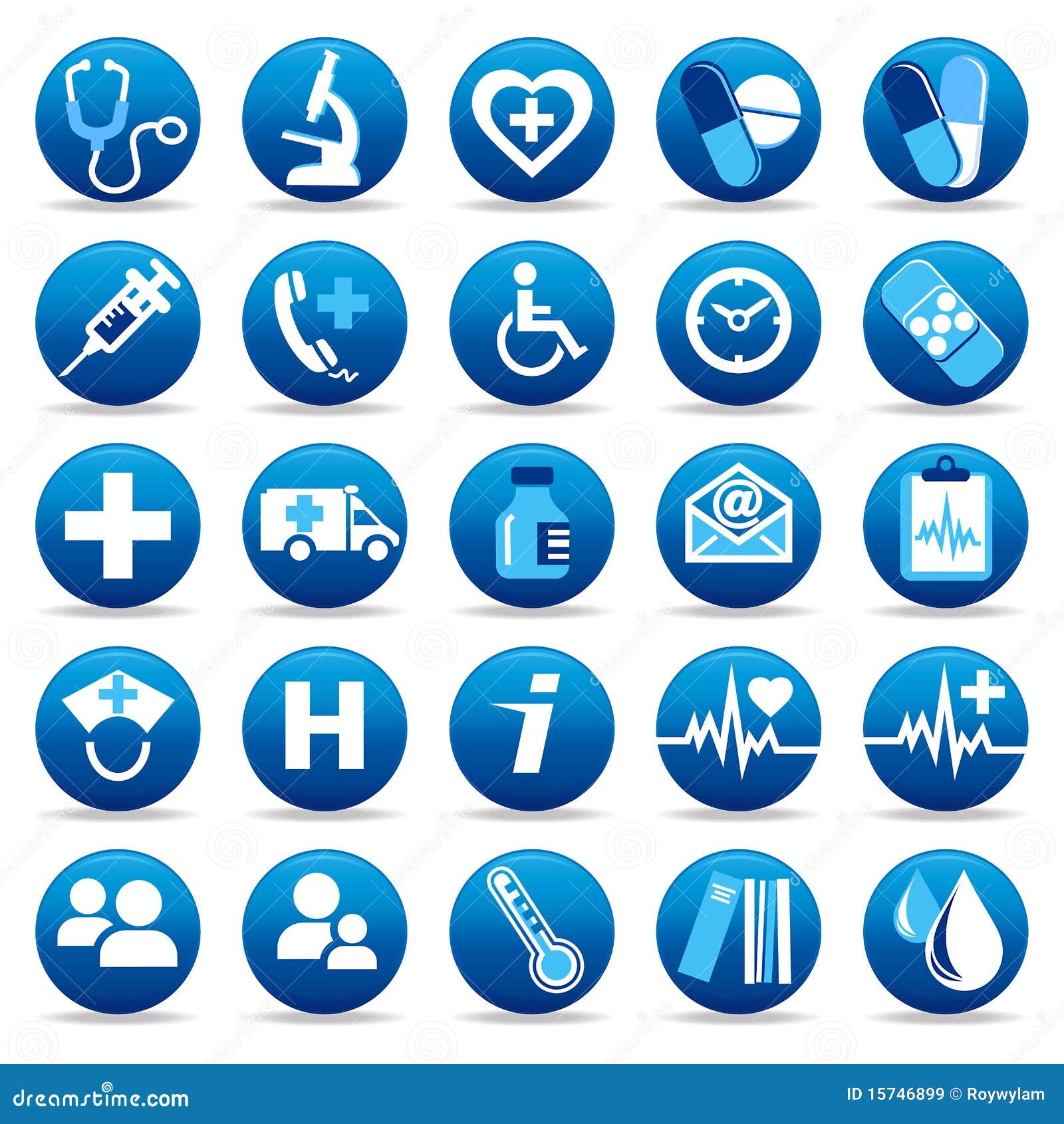 De Pictogrammen Van De Gezondheidszorg Royalty-vrije Stock Afbeeldingen ...