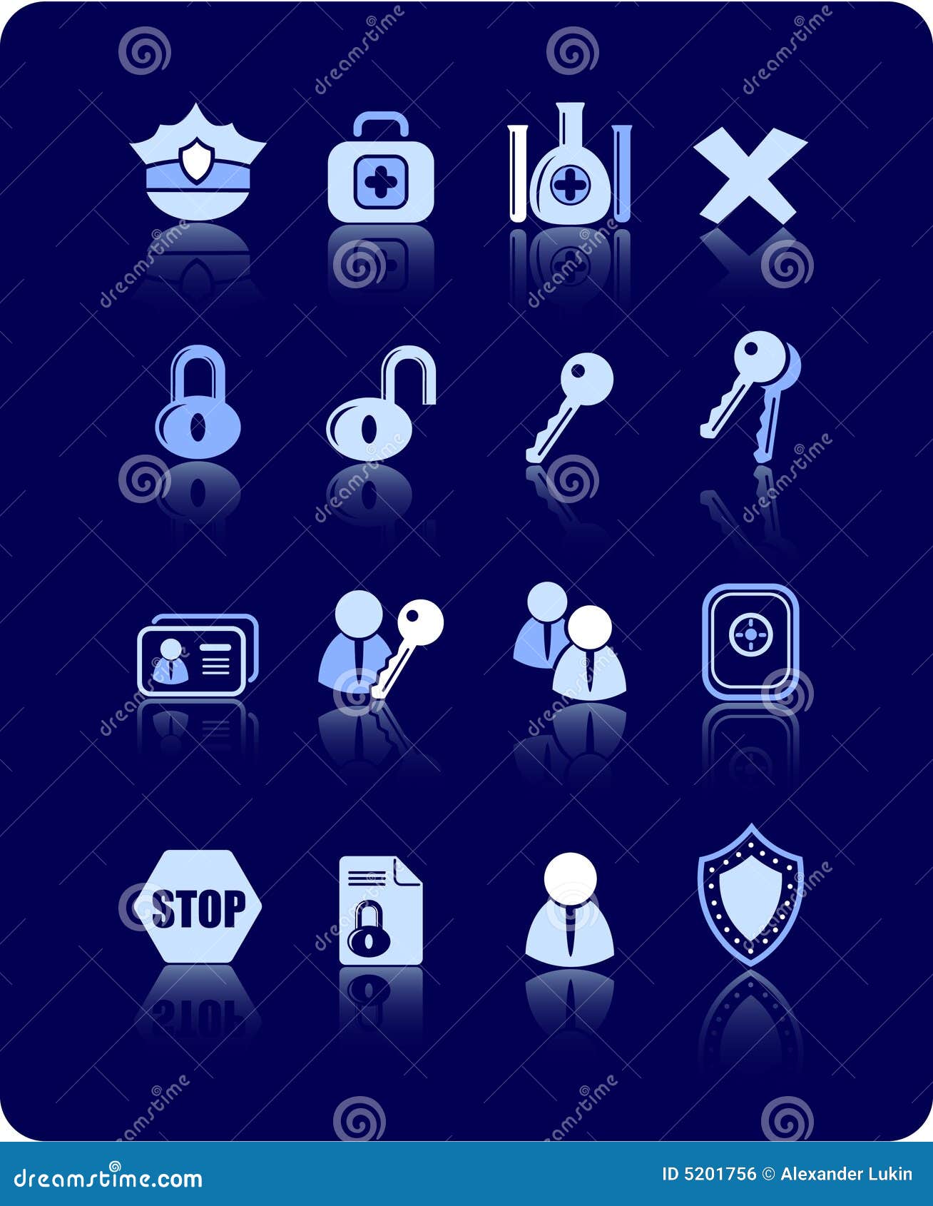 De Pictogrammen Van De Veiligheid Vector Illustratie - Illustration of ...