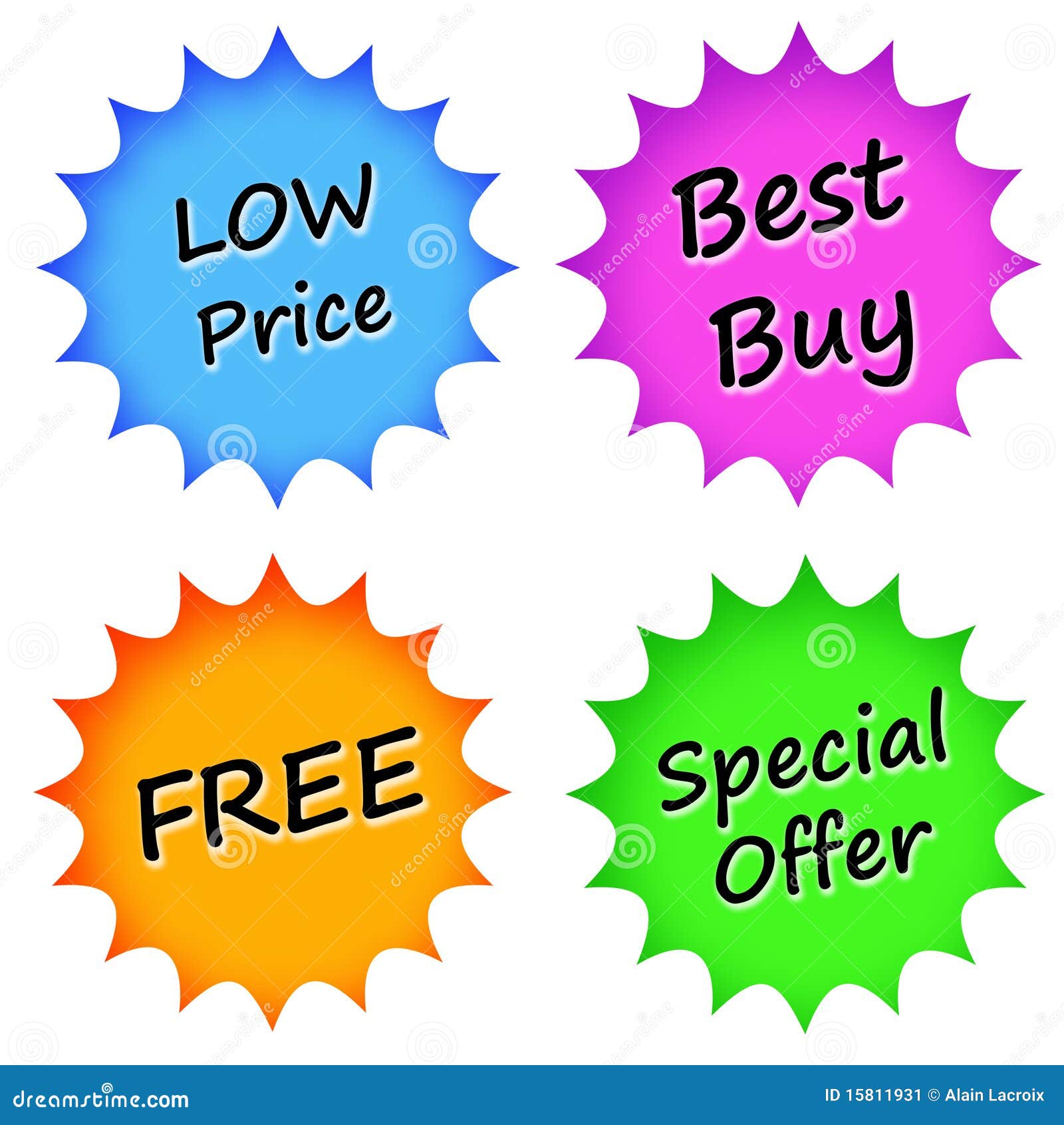 De Pictogrammen Van De Verkoop Stock Illustratie - Illustration of ...