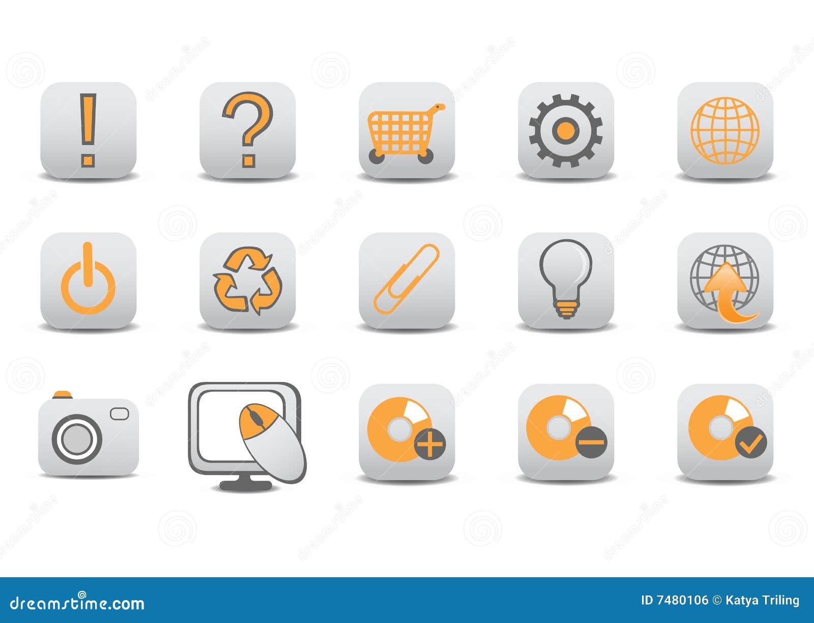 De Pictogrammen Van De Website En Van Internet Vector Illustratie ...