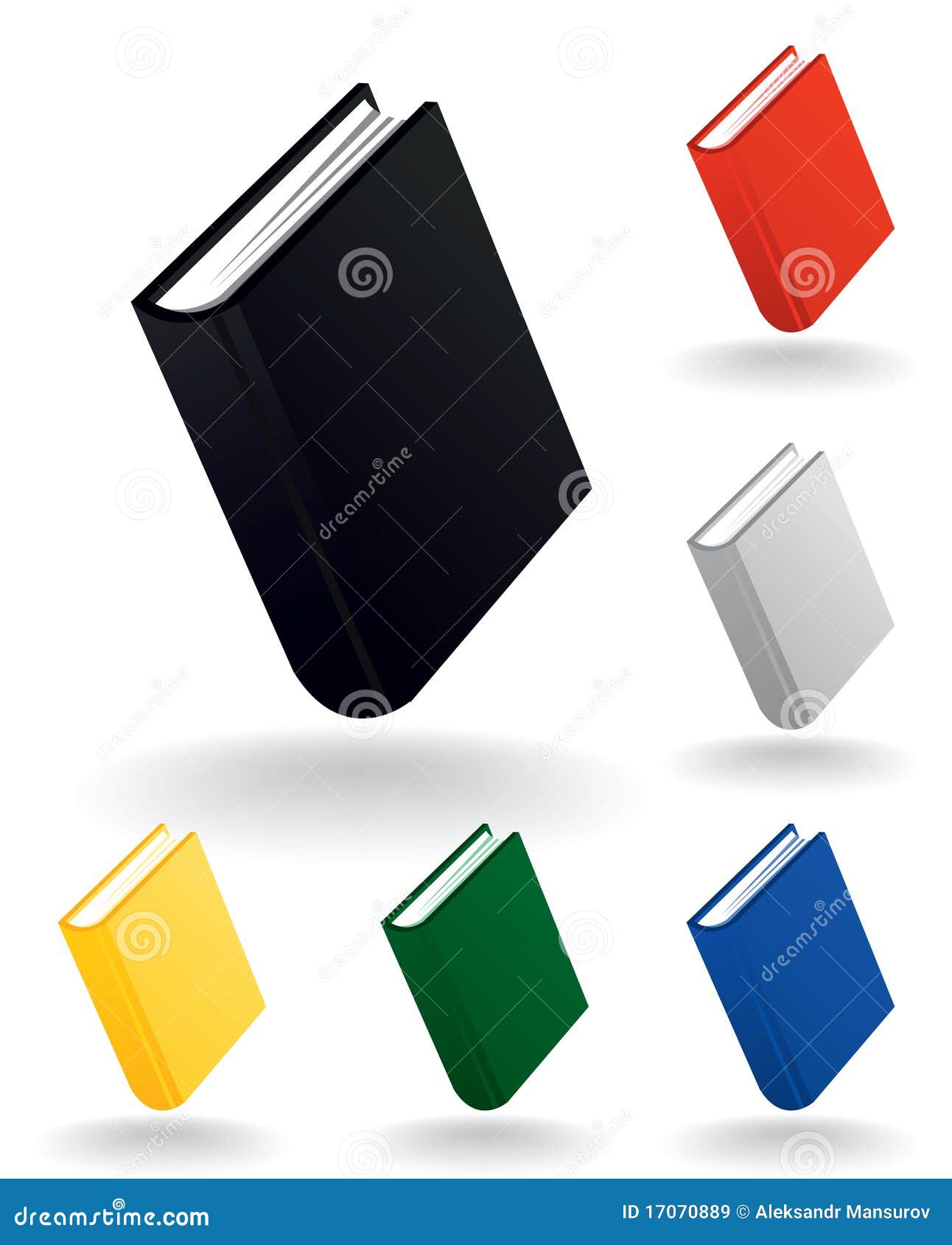 De Pictogrammen Van Het Boek Vector Illustratie - Illustration of ...