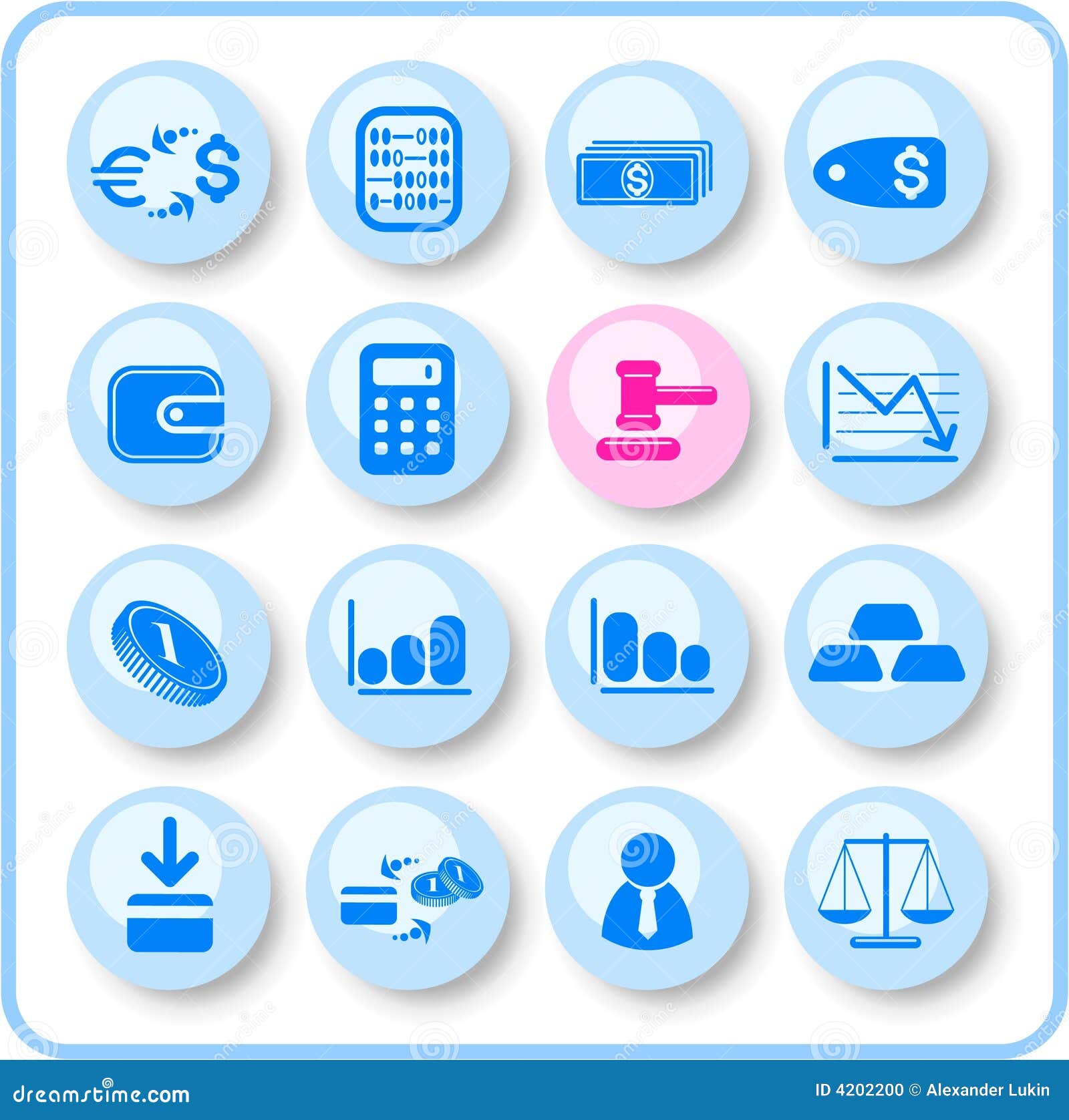 Geldpictogrammen Picture. Image: 4202200