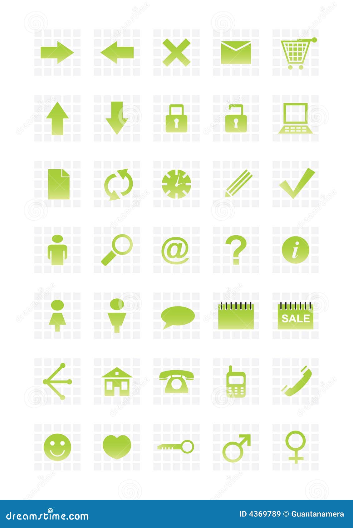 De Pictogrammen Van Het Web Vector Illustratie - Illustration of ...