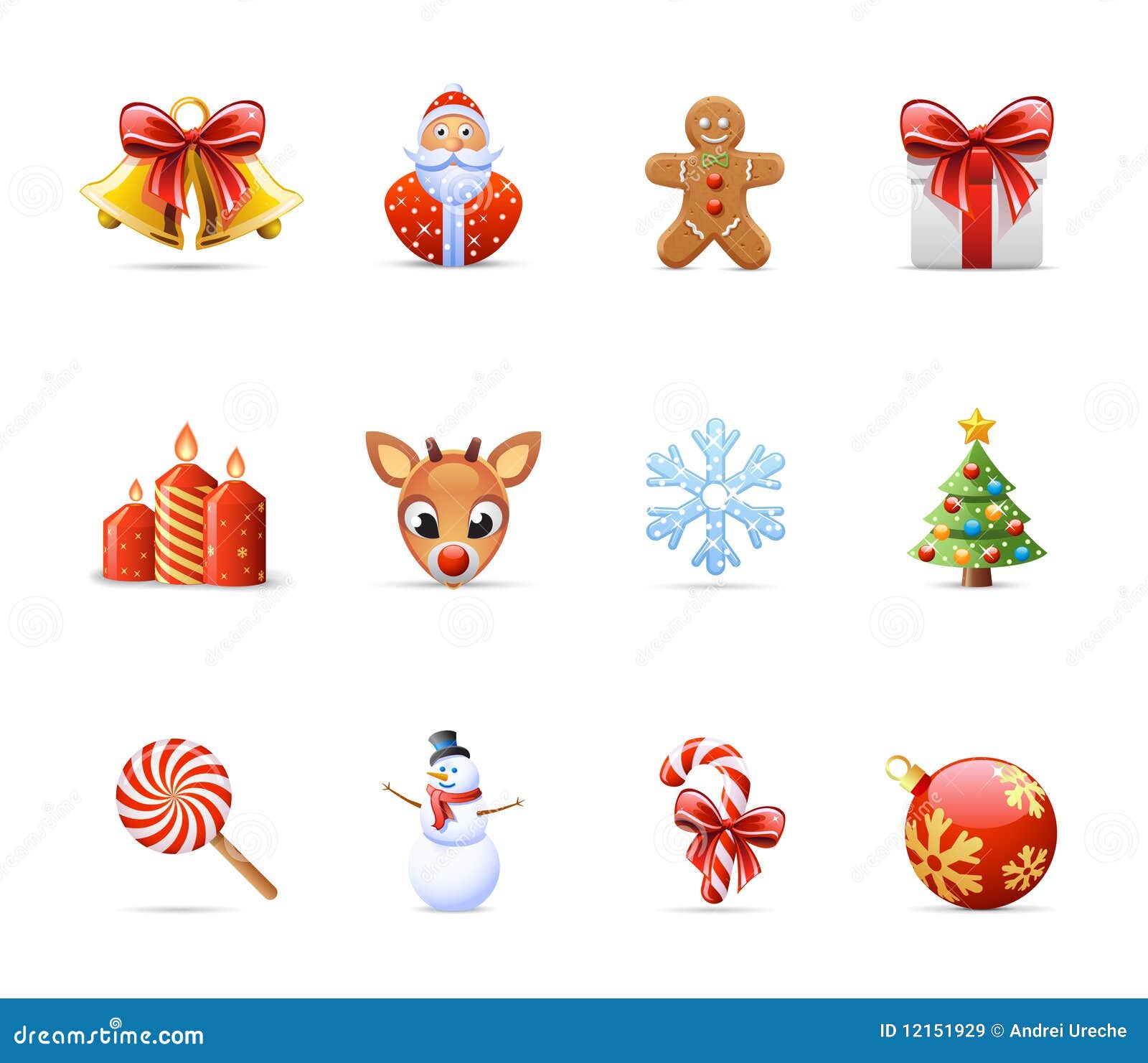 De Pictogrammen Van Kerstmis Vector Illustratie - Illustration of claus ...