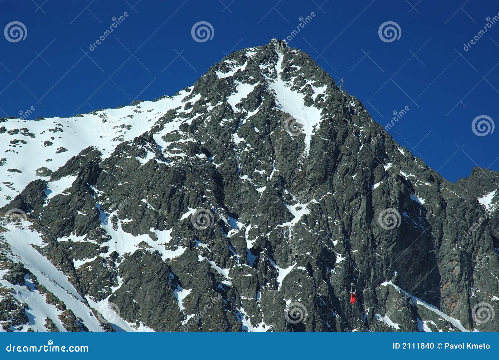 De Piek Van Gerlach, Slowakije Stock Foto - Image of stijging, mening ...