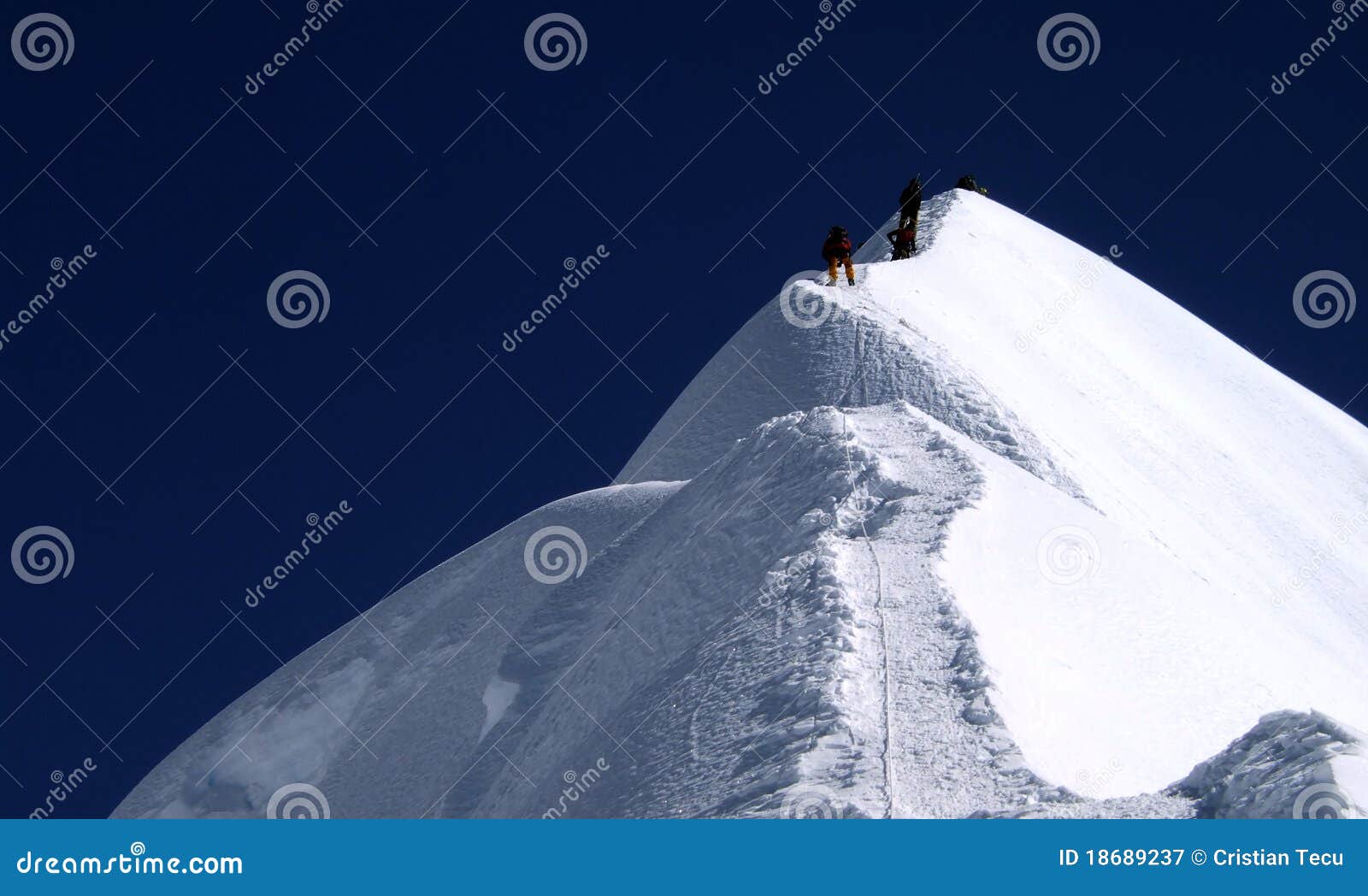 De Piek van het eiland stock afbeelding. Image of uitdaging - 18689237