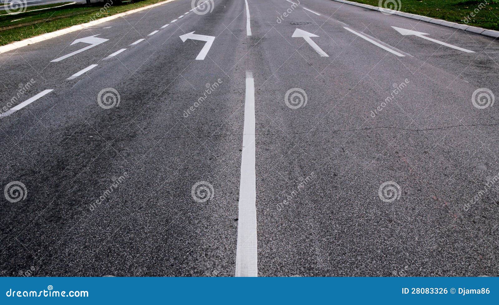 De pijlen van de weg stock foto. Image of ideeën, niemand - 28083326