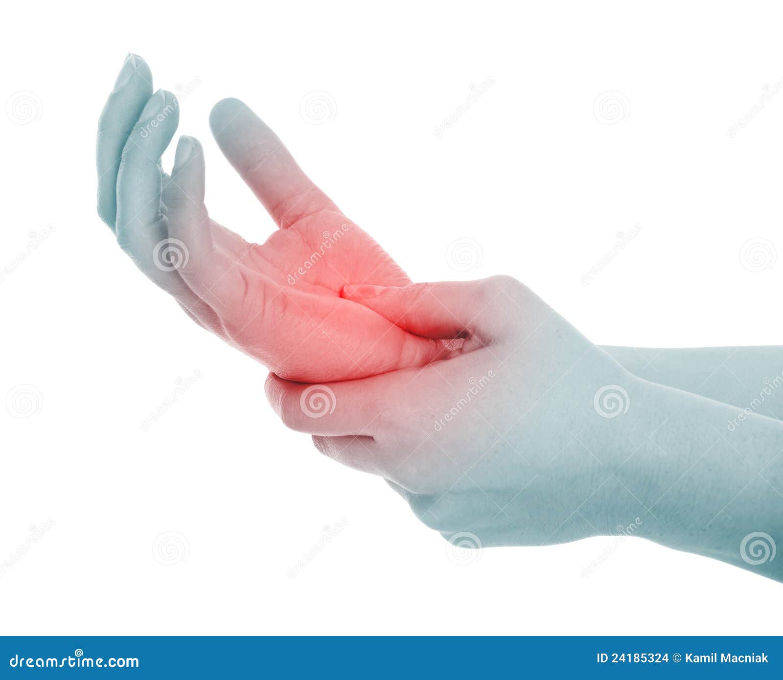 De pijn van de hand stock foto. Image of palm, volwassen - 24185324