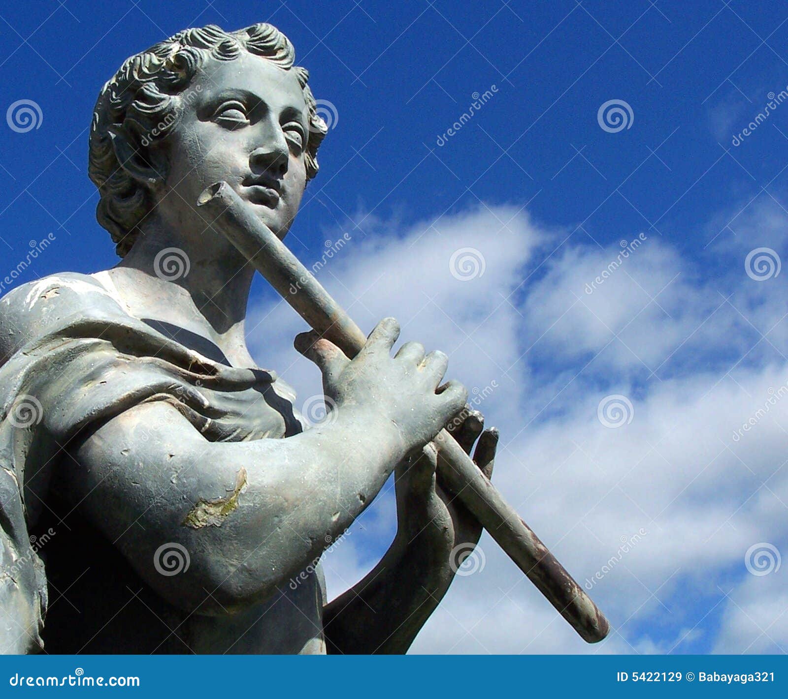 De pijper stock afbeelding. Image of zonnig, standbeeld - 5422129