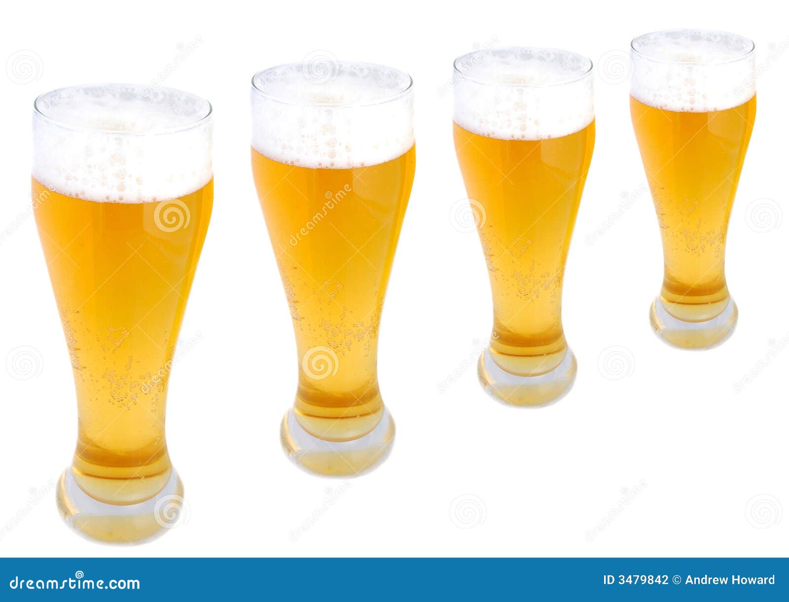 De Pinten Van Het Bier in Een Rij Stock Foto - Image of ontspan, spuit ...