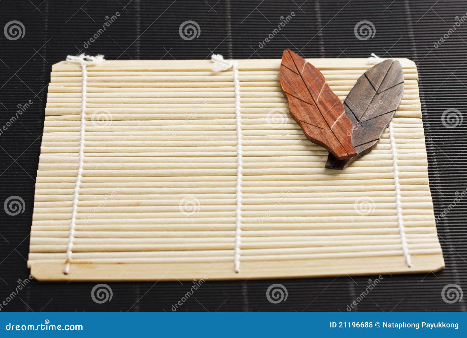 De Plaat van het bamboe stock foto. Image of azië, stokken - 21196688