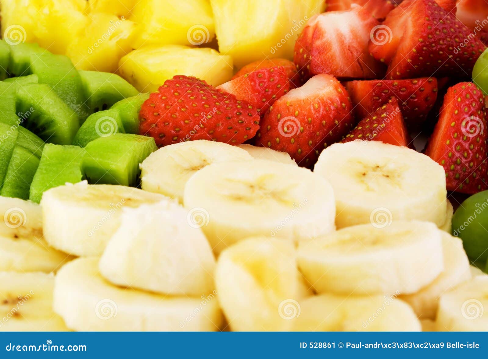De Plaat van het fruit stock afbeelding. Image of product - 528861