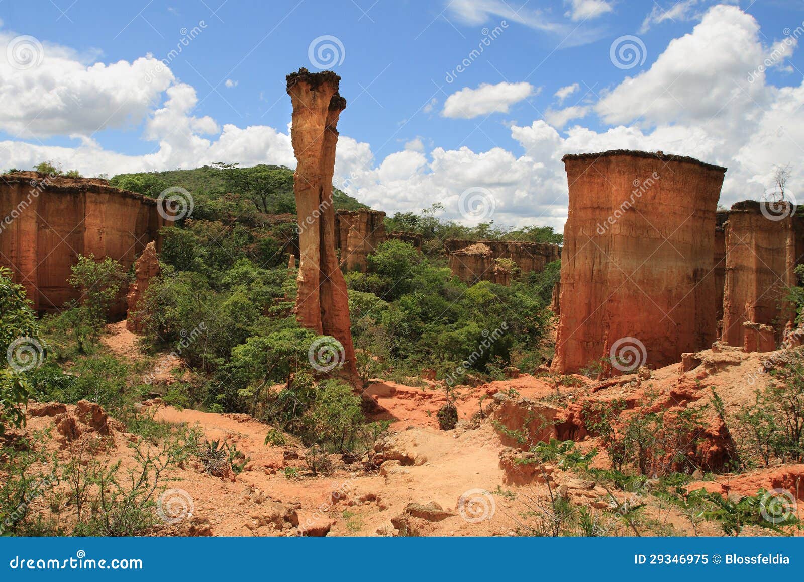 De Plaats Van Het Stenen Tijdperk Van Isimila Stock Afbeelding - Image ...
