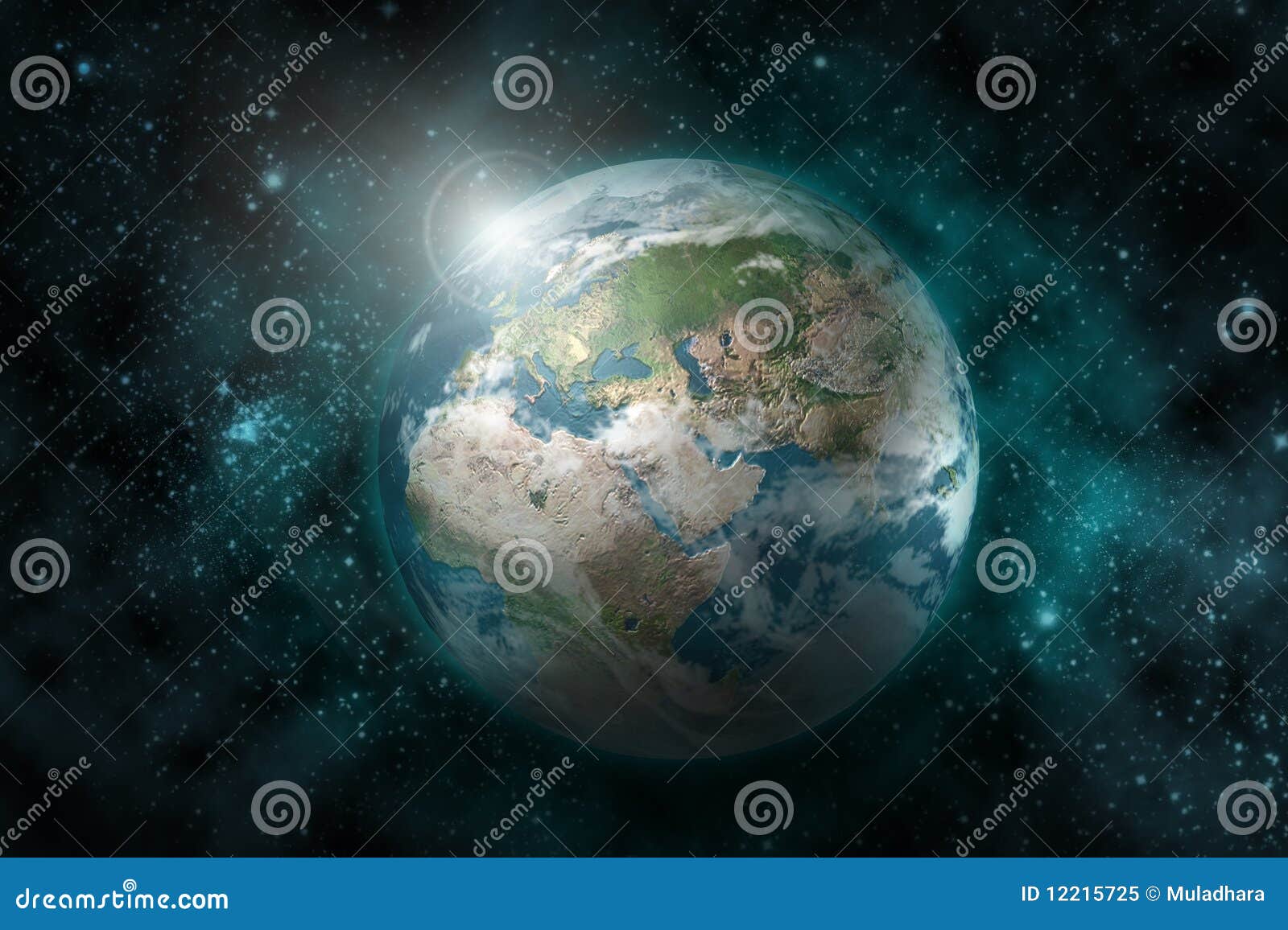 De planeet van de aarde stock illustratie. Illustration of afrika ...