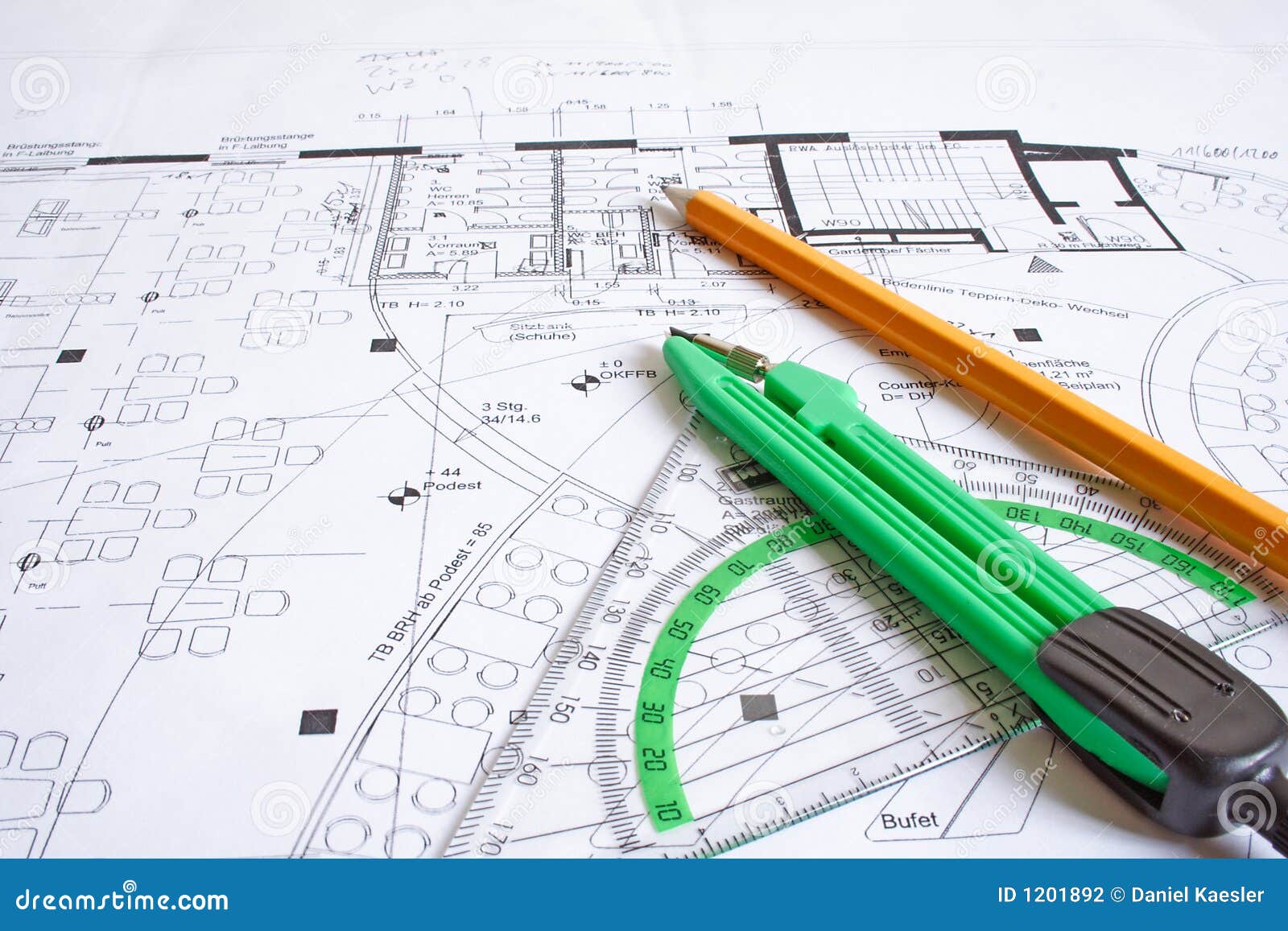 De planning van de bouw stock foto. Image of ingenieur - 1201892