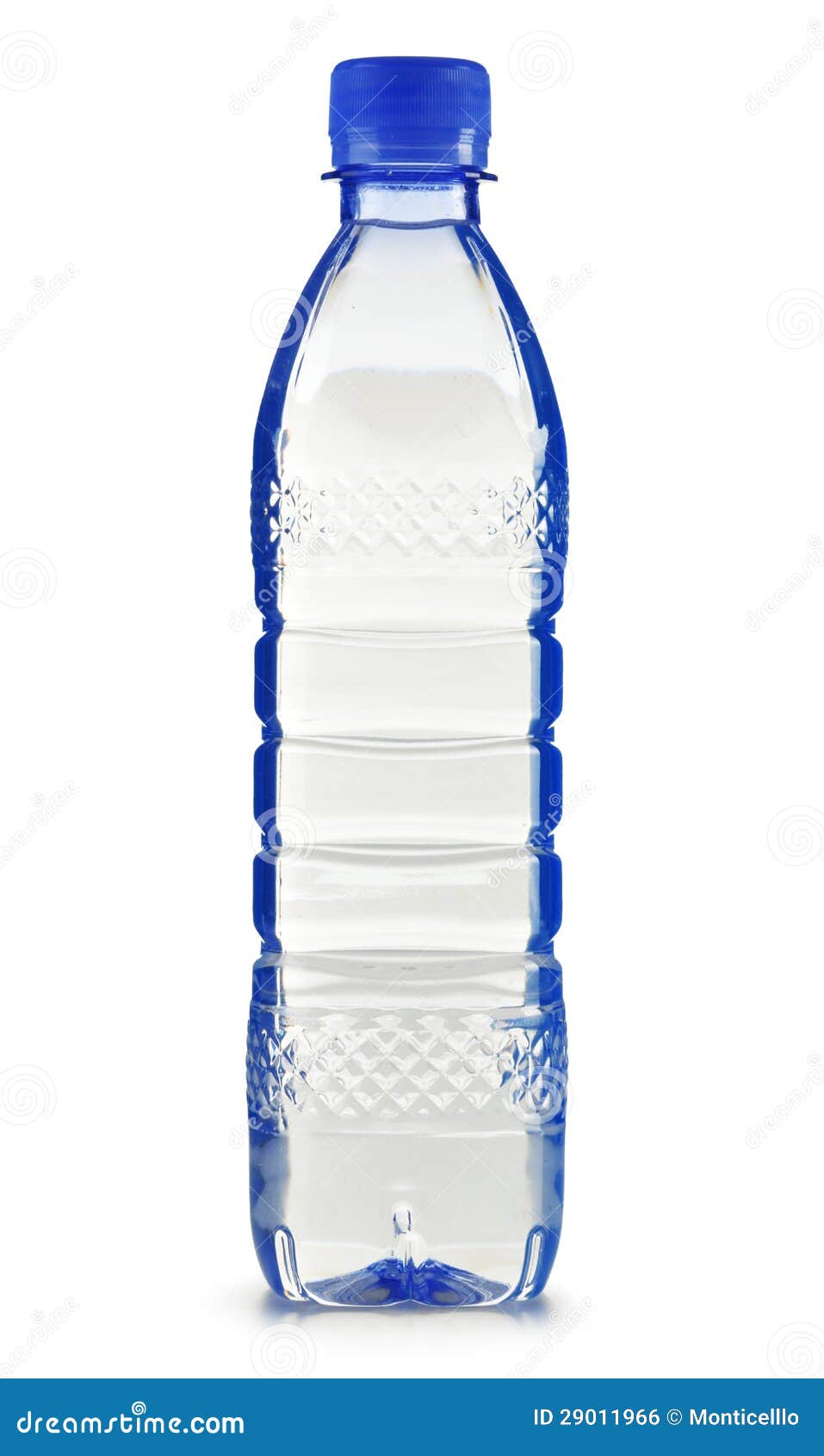 De Plastic Fles Van Het Polycarbonaat Mineraalwater Op Wit Stock Foto ...