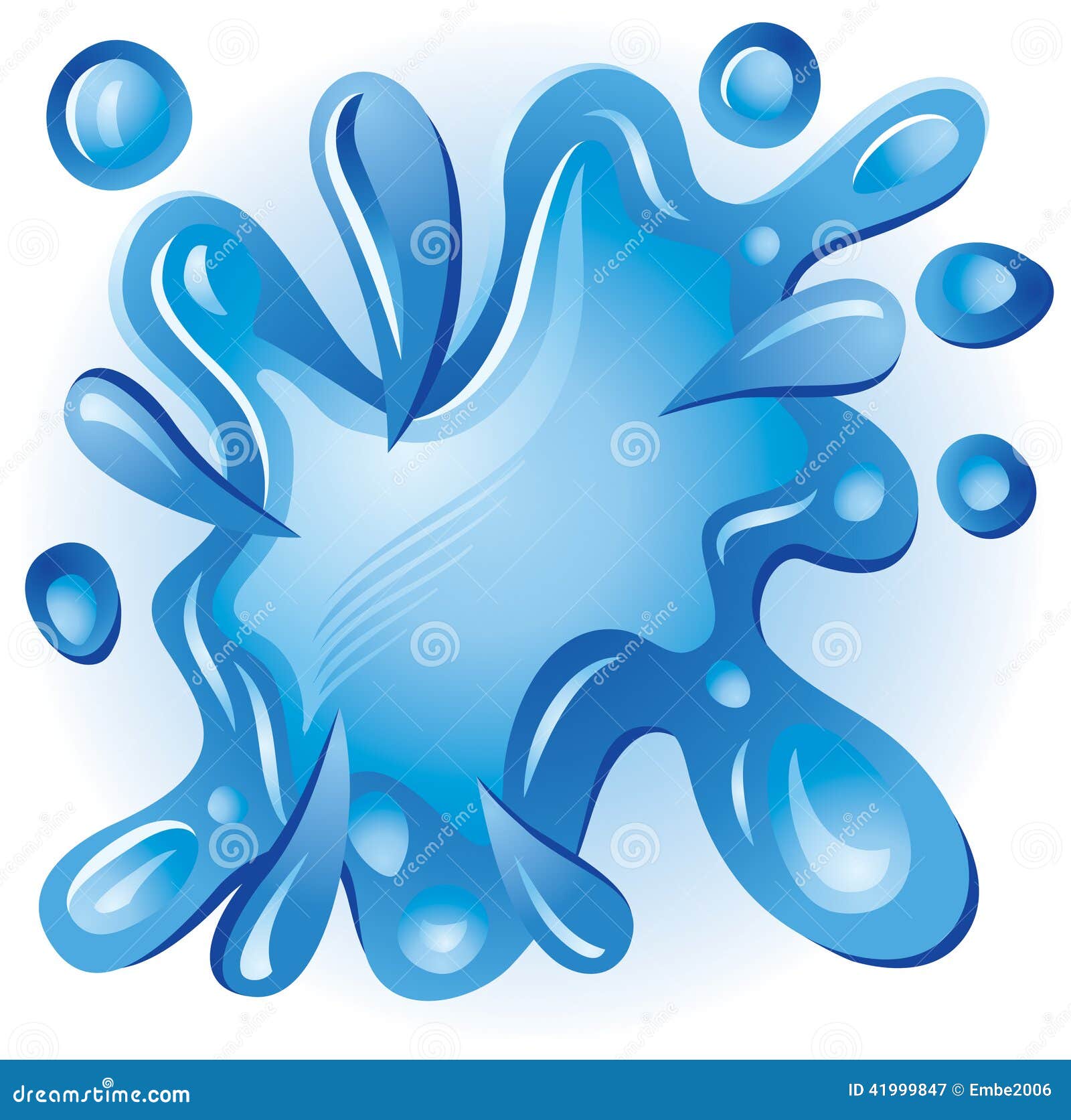 De plons van het water vector illustratie. Illustration of daling ...