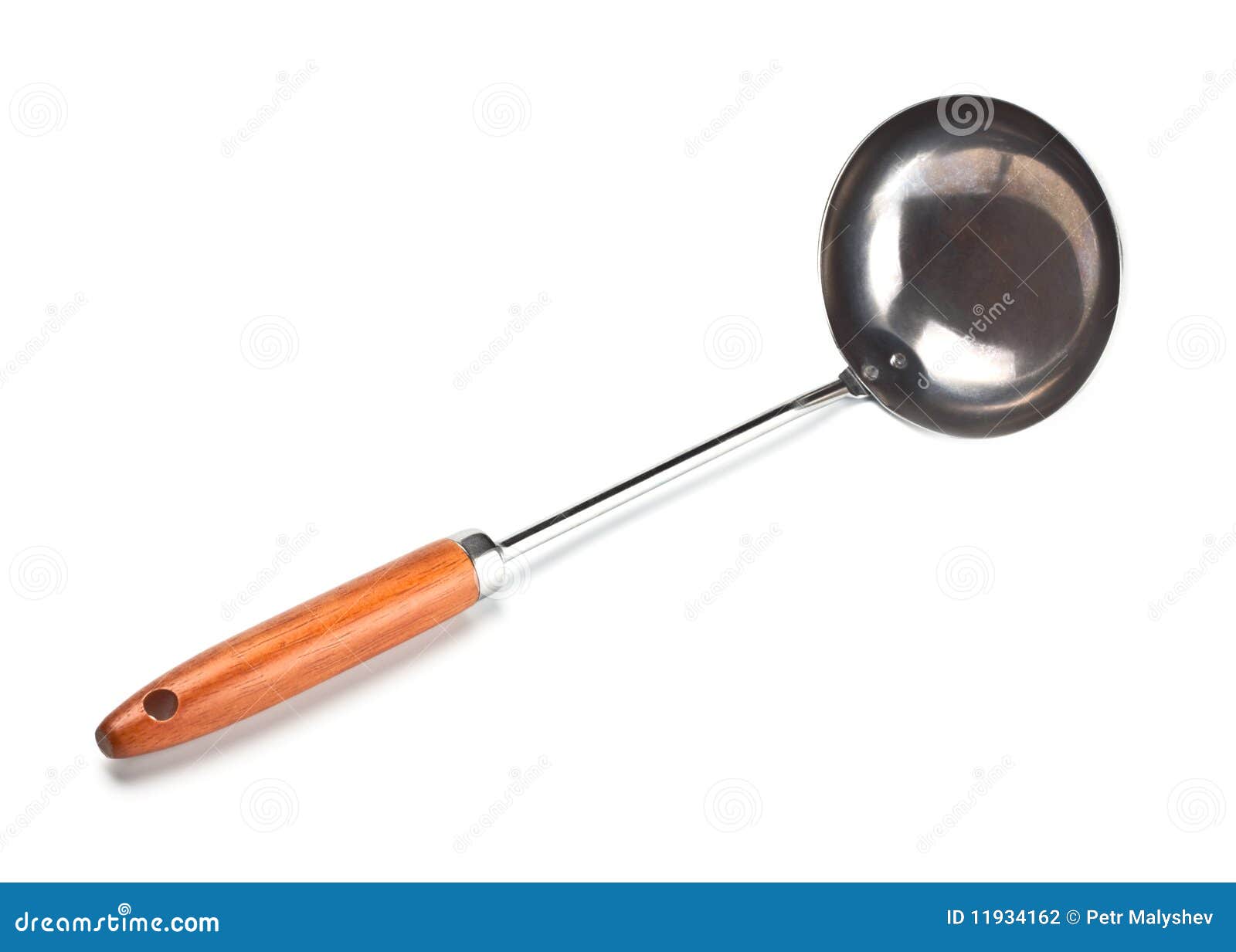 De pollepel van het metaal stock foto. Image of isoleer - 11934162