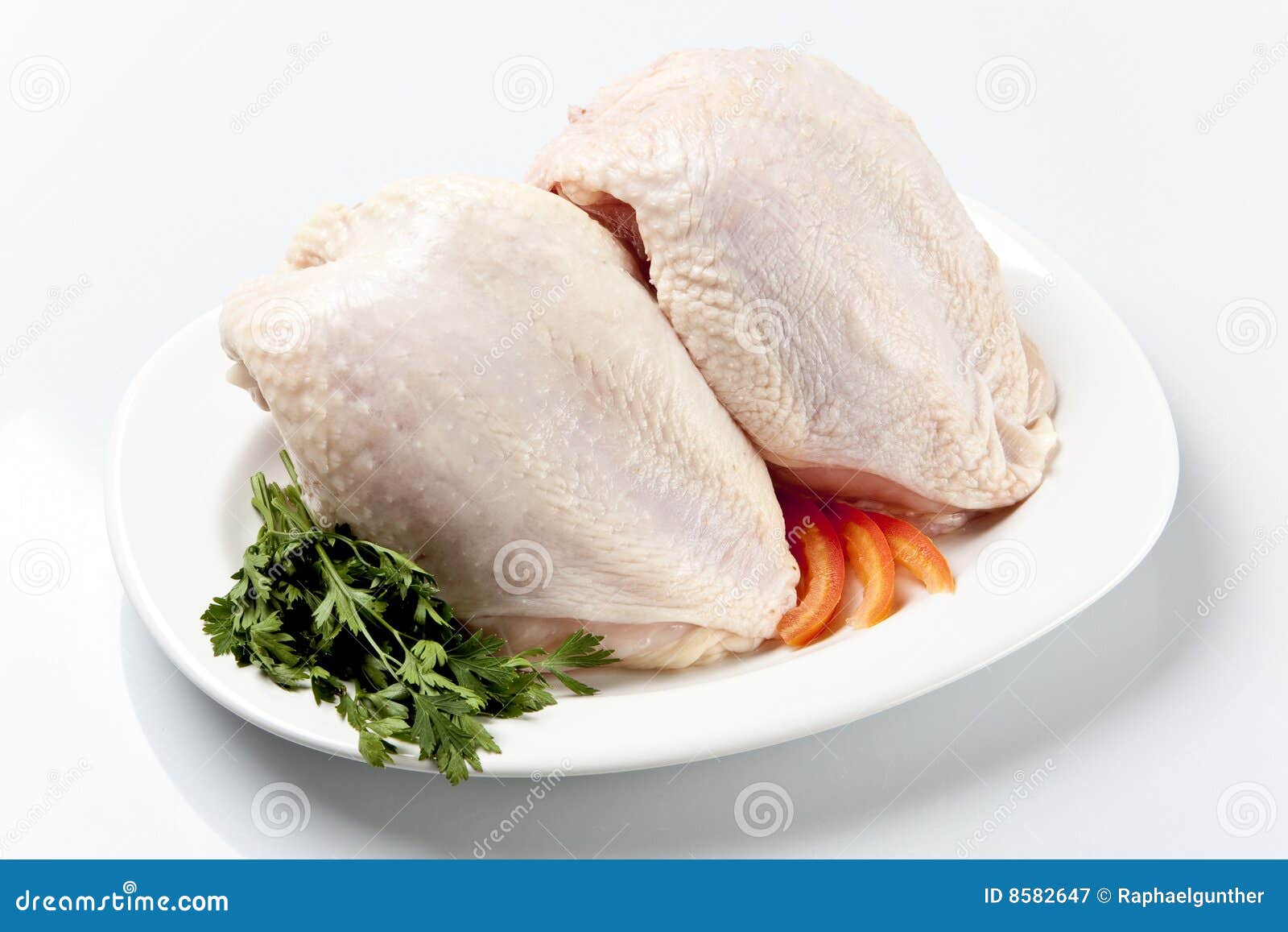 De Pollo Del Pecho Parte Posterior Fuera Imagen de archivo - Imagen de ...