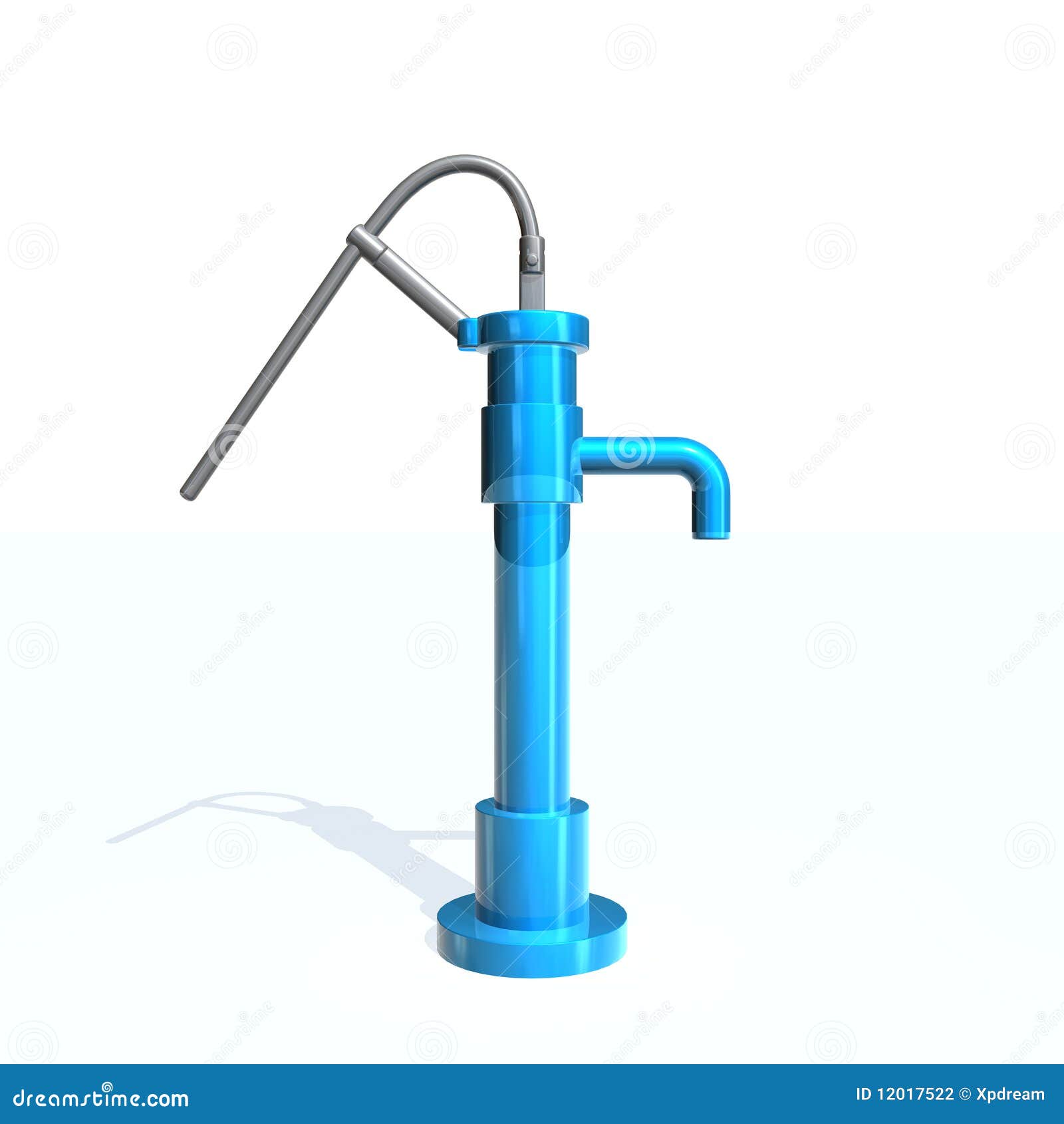 De pomp van het water stock illustratie. Illustration of pomp - 12017522