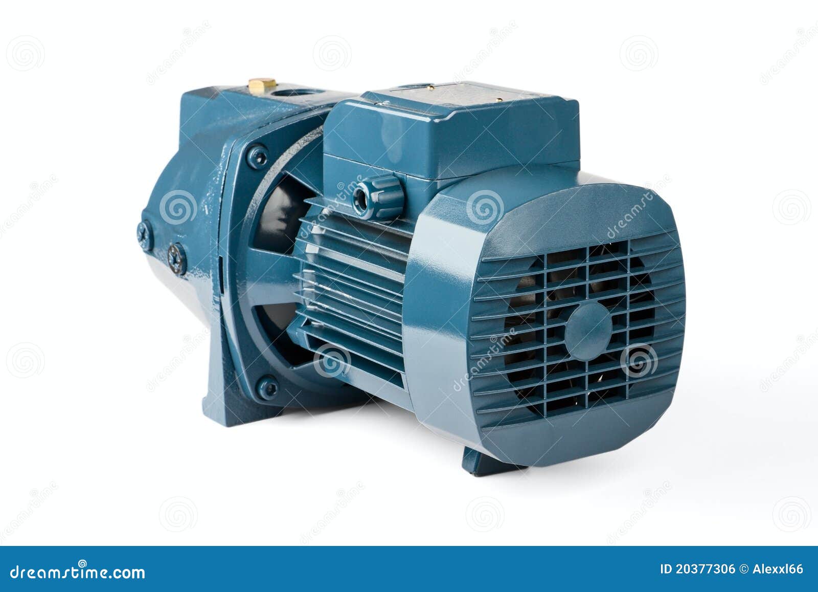 De pomp van het water stock foto. Image of metaal, blauw - 20377306