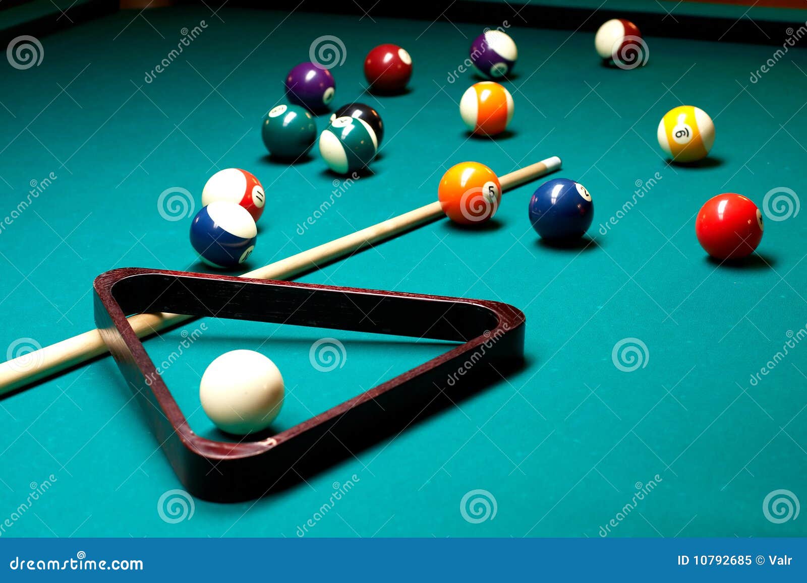 De pool van het biljart stock afbeelding. Image of glanzend - 10792685