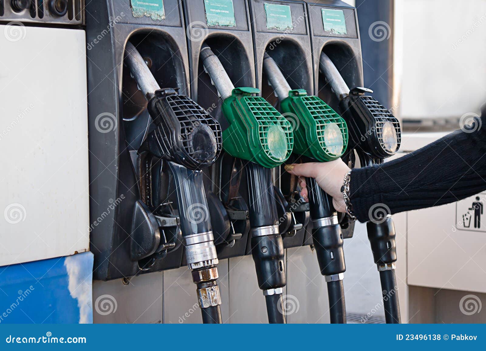 De post van de brandstof stock foto. Image of energie - 23496138