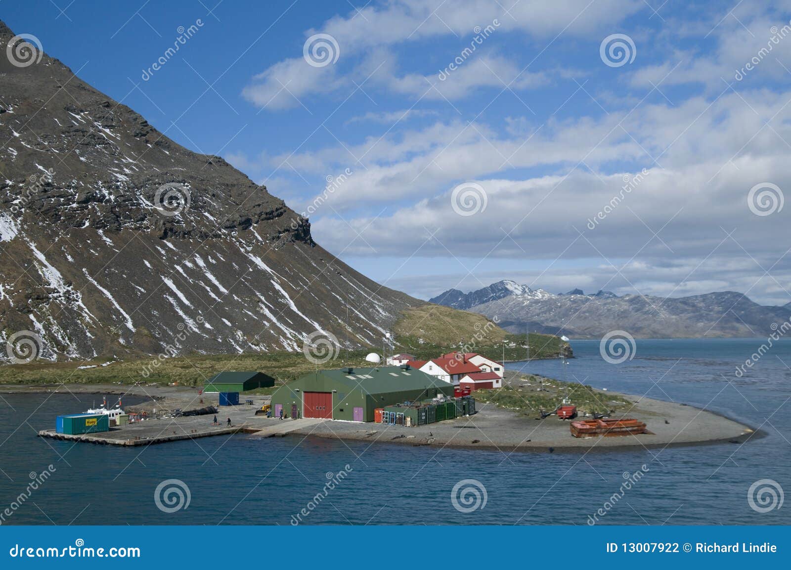 De Post Van Grytviken - Zuid-Georgië Stock Foto - Image of landschap ...