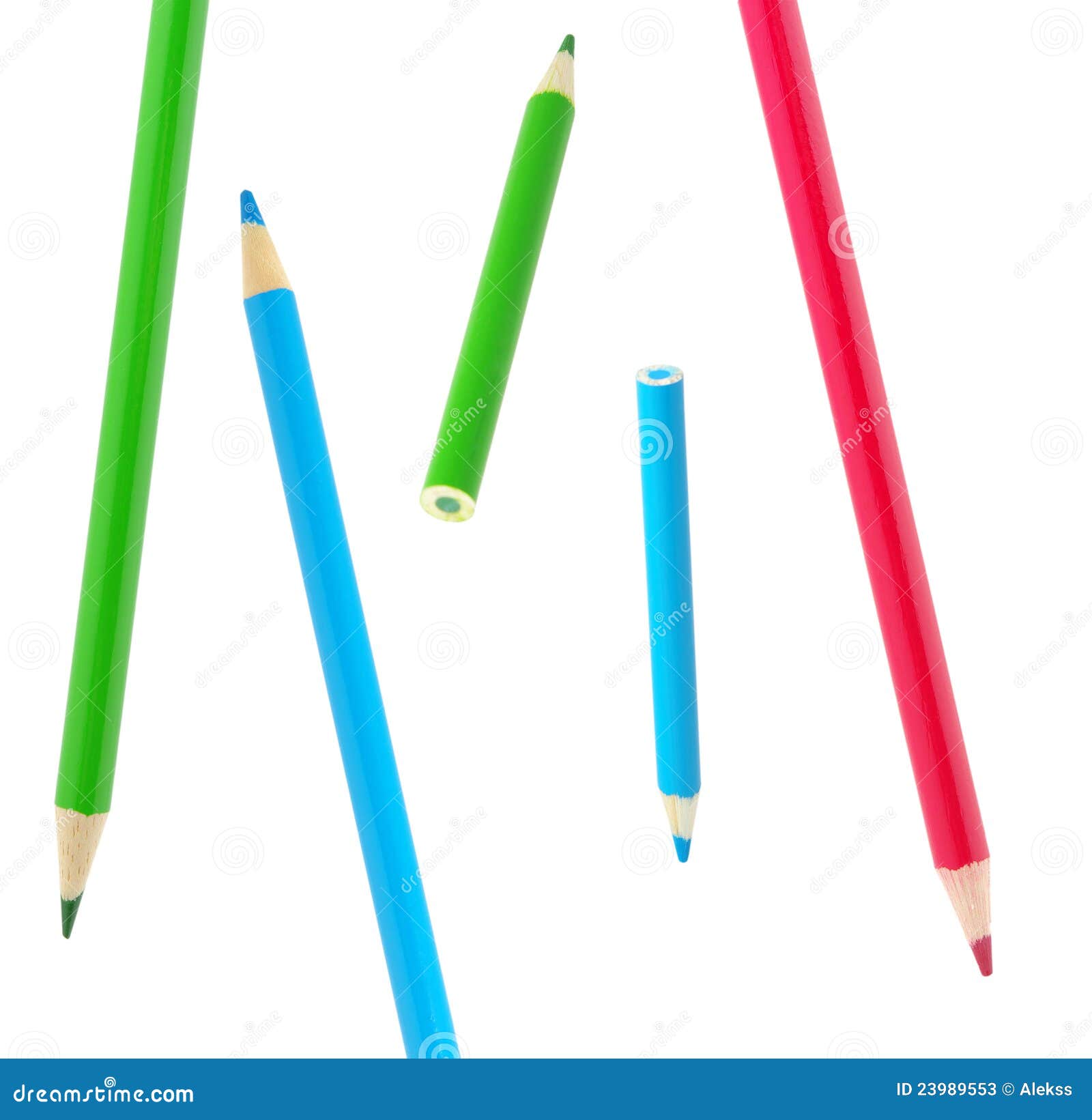 De potloden van de kleur stock afbeelding. Image of samenvatting - 23989553