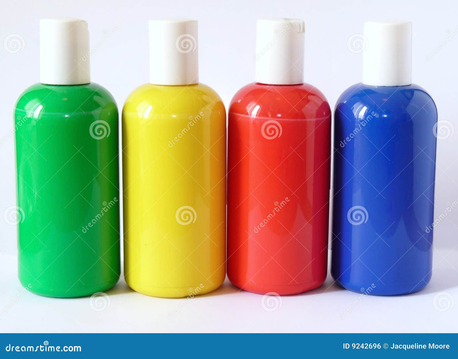 De potten van de verf stock foto. Image of potten, kleuren - 9242696