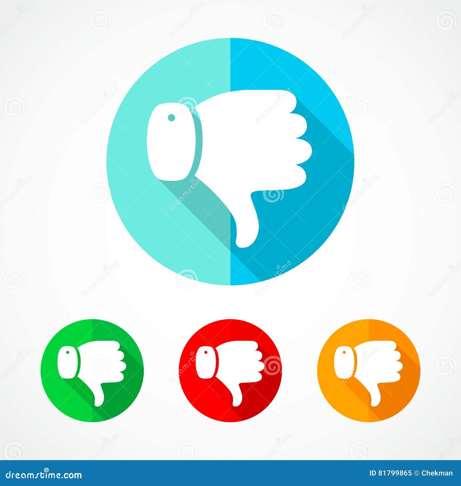 De Pouce Graphisme Vers Le Bas Illustration De Vecteur Illustration ...