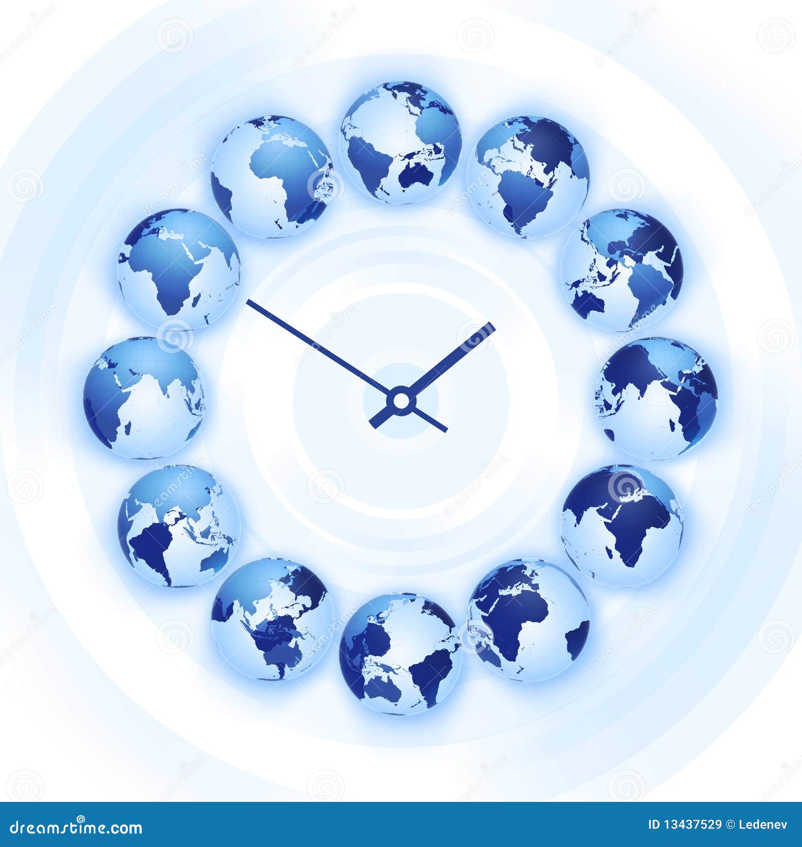 De prikklok van de wereld stock illustratie. Illustration of controle ...