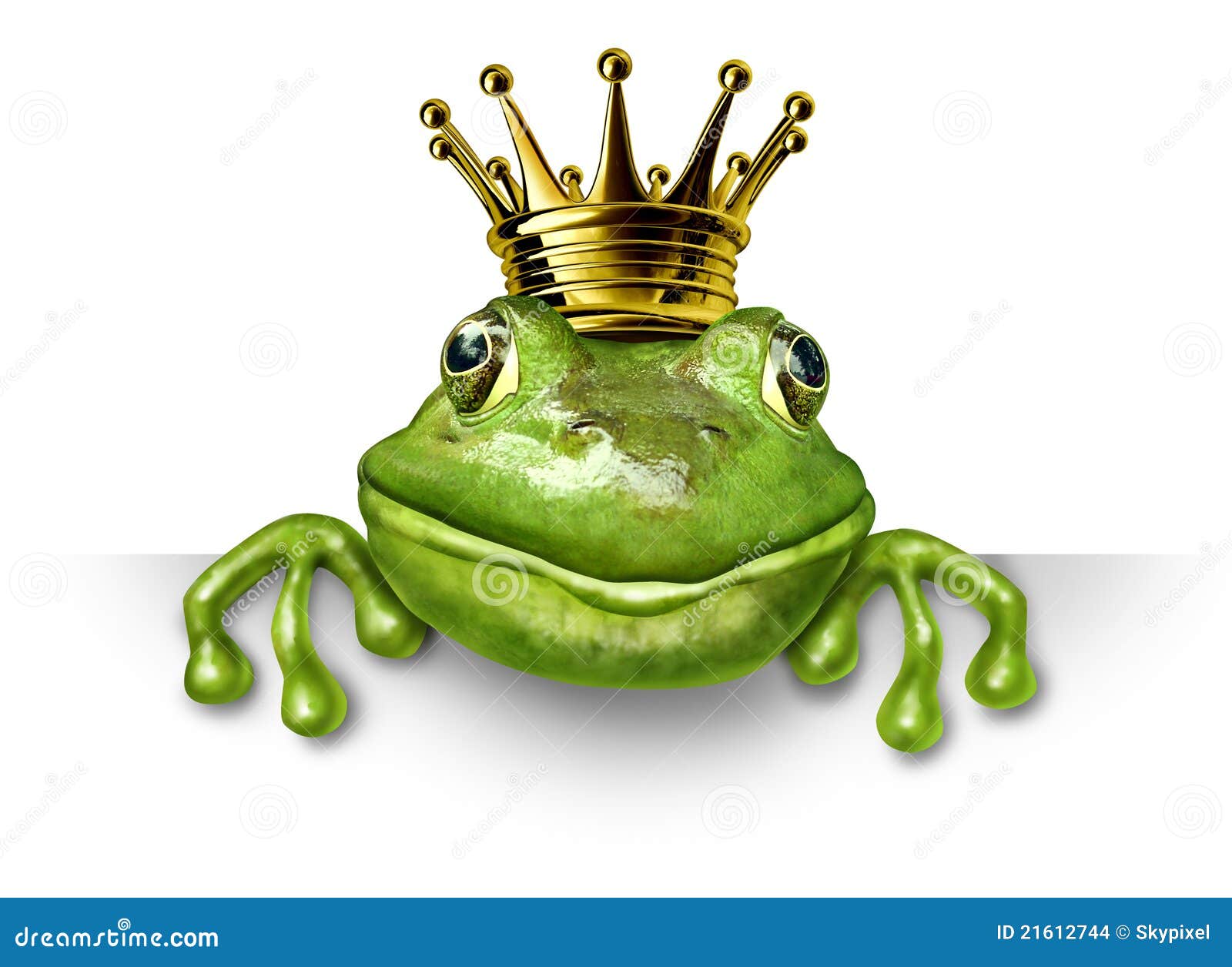 De Prins Van De Kikker Met Kleine Gouden Kroon Stock Illustratie ... De Prins Van De Kikker Met Kleine Gouden Kroon Stock Illustratie ...