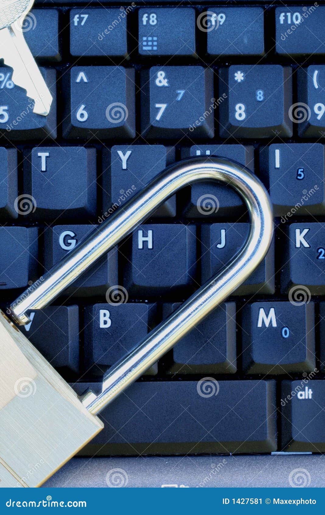 De Privacy & De Veiligheid Van De Gegevens Van De Computer Stock ...