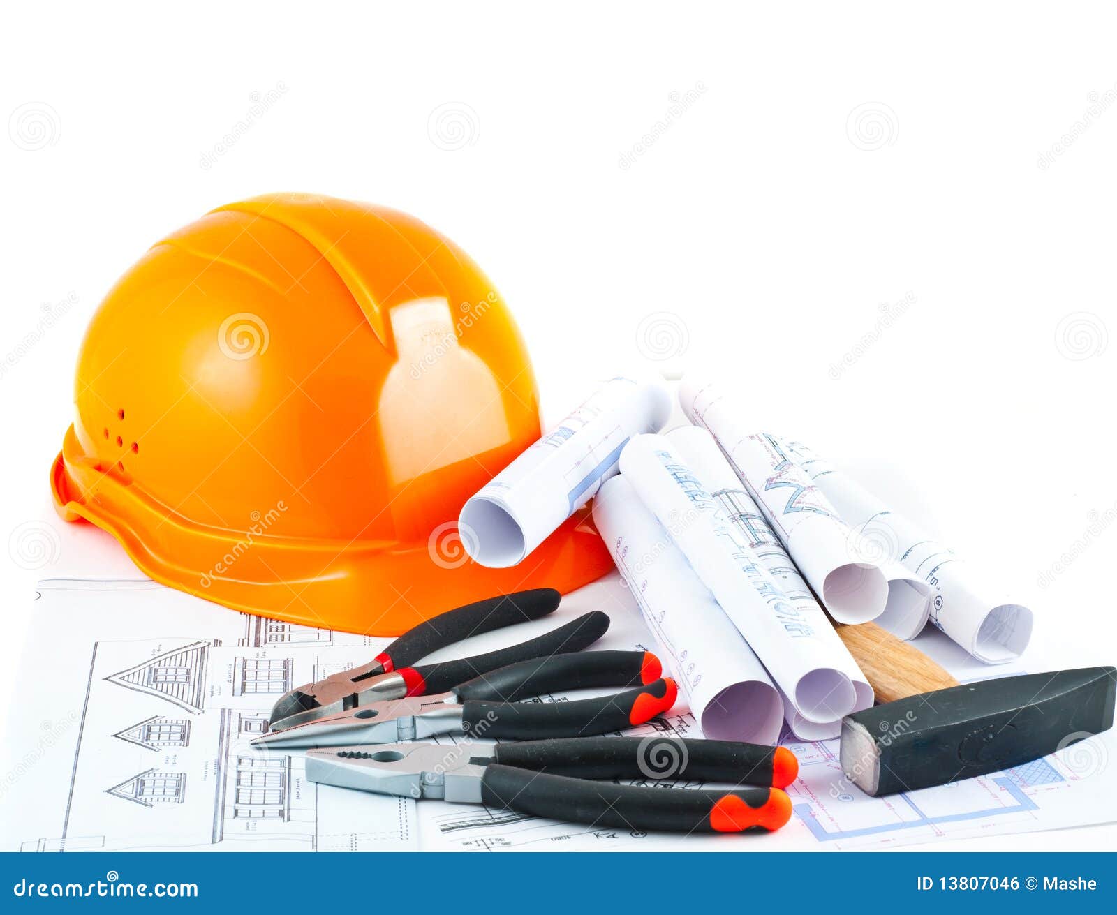 De projecten van de bouw stock foto. Image of ingenieur - 13807046