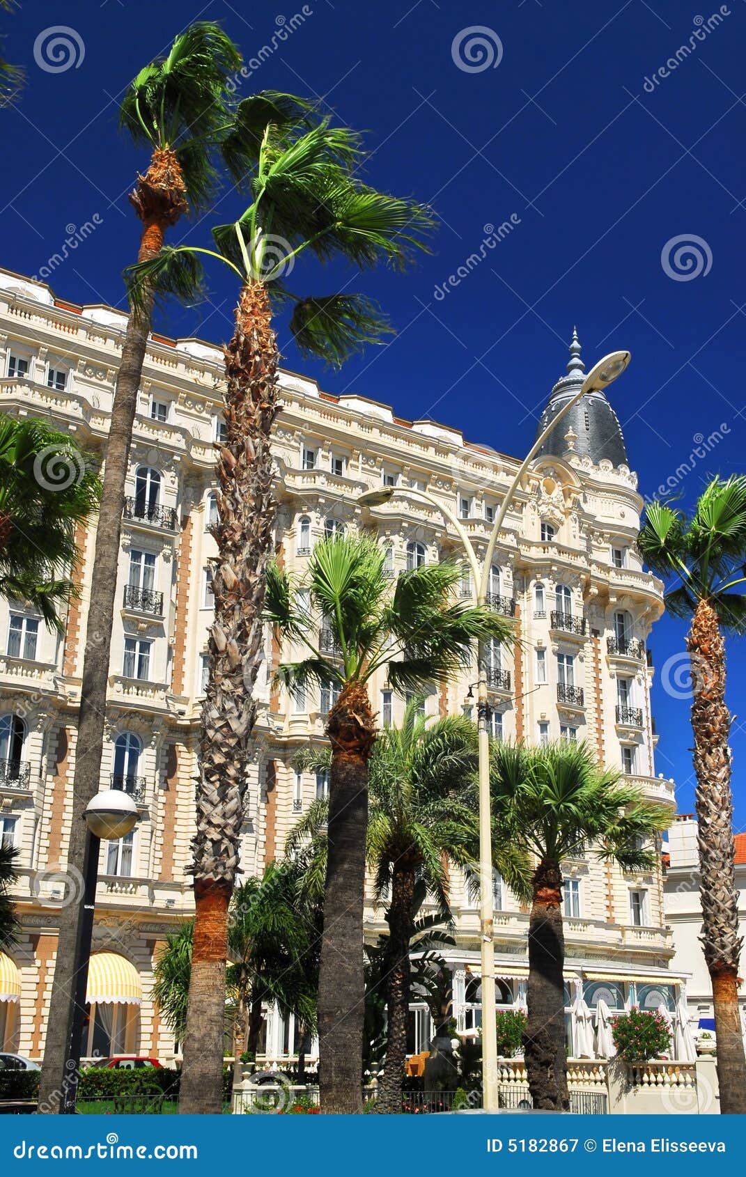 De Promenade Van Croisette in Cannes Stock Afbeelding - Image of ...