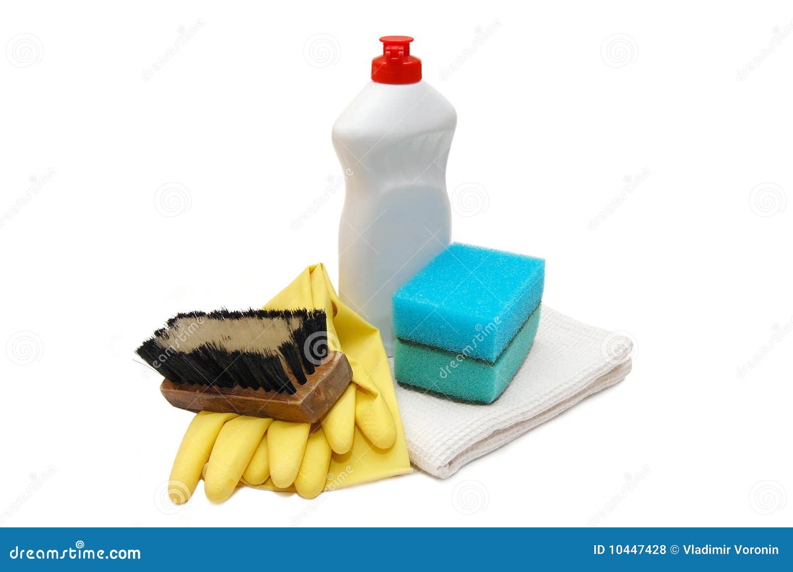 De Punten Van Het Huishouden Voor Netheid Stock Foto - Image of ...