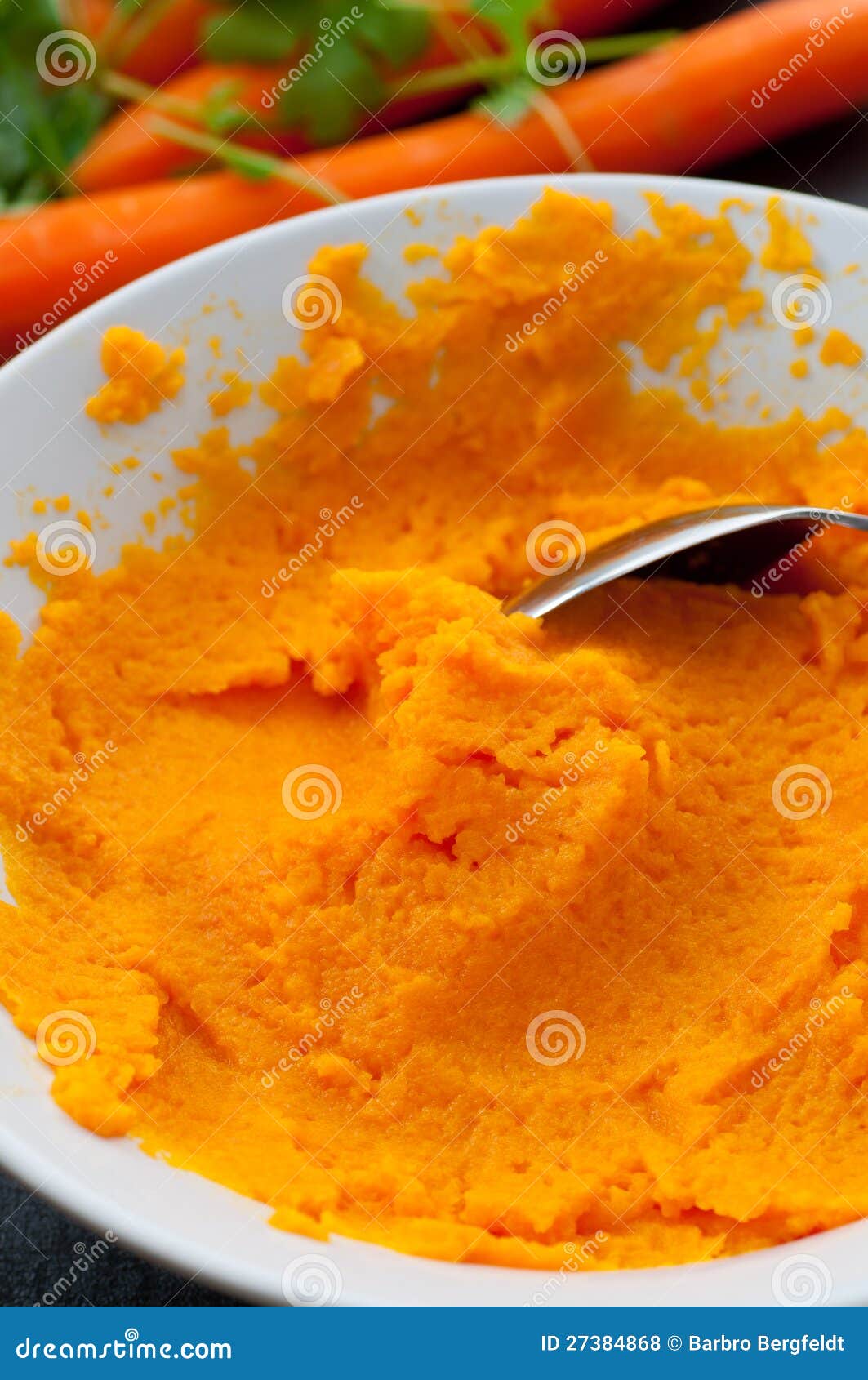 De Puree van de wortel stock foto. Image of gepureerd - 27384868