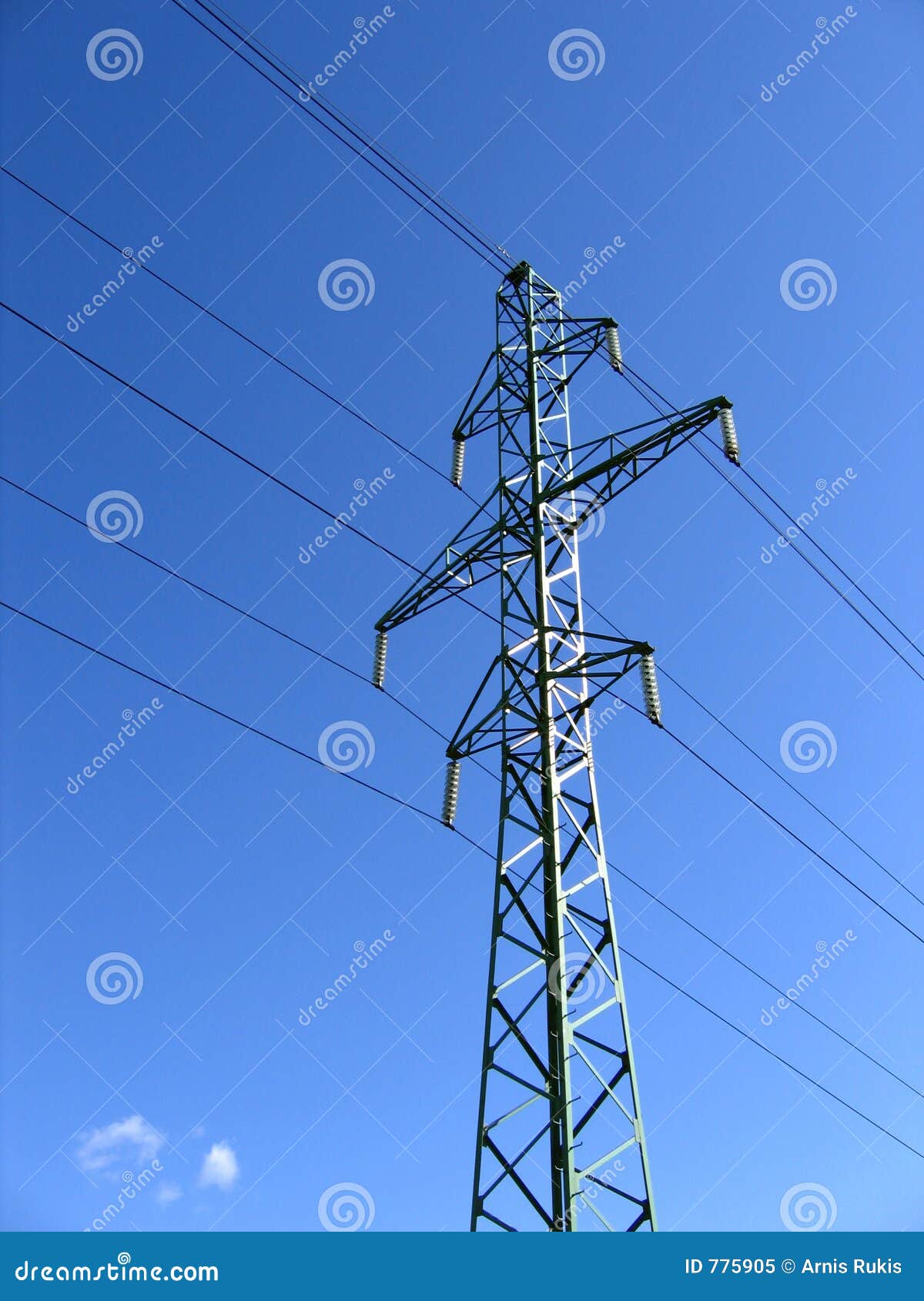 De Pyloon Van De Elektriciteit Stock Afbeelding - Image of generatie ...