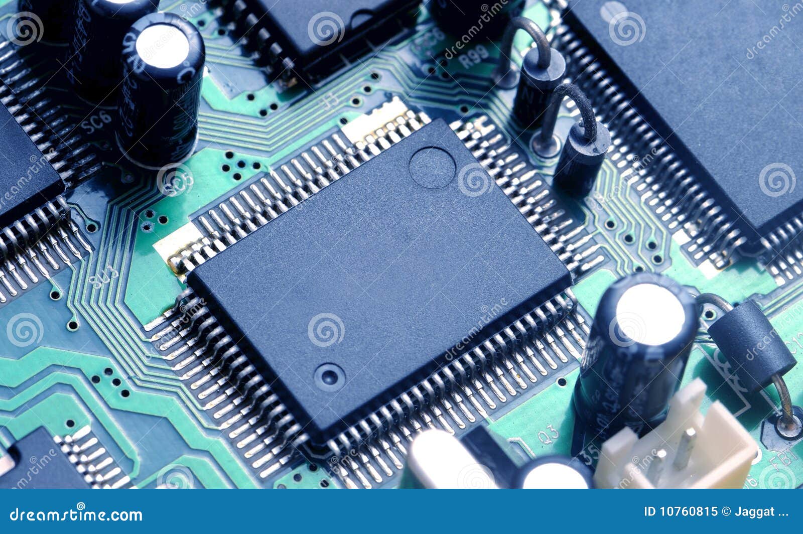 De raad van PCB stock afbeelding. Image of industrie - 10760815