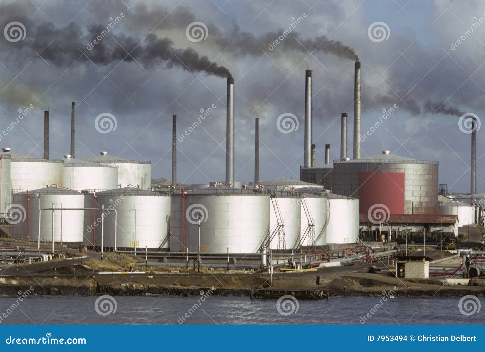 De Raffinaderij Van De Olie #2 Stock Foto - Image of industrieel ...