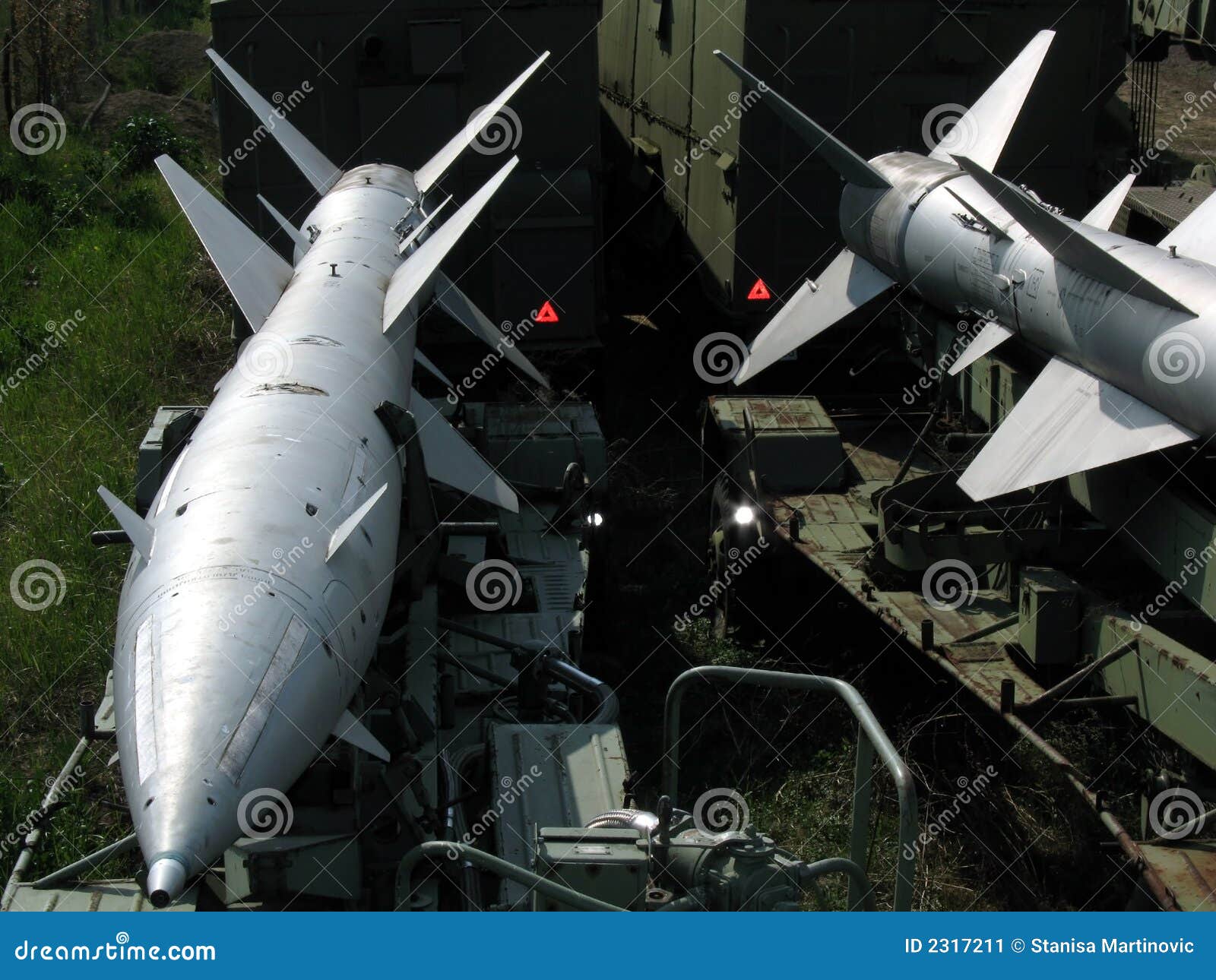 De Raketten Van Vliegtuigen Stock Afbeelding - Image of raket ...