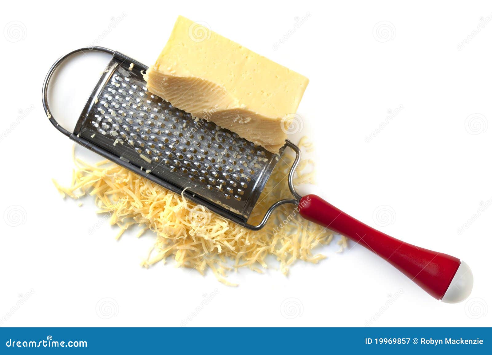 De Rasp Van De Kaas Met Cheddar Stock Afbeelding - Image of geraspt ...